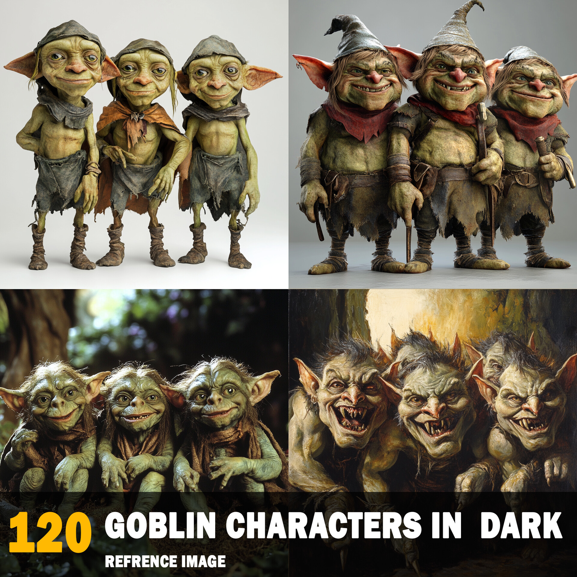 ArtStation - Goblin Characters In Dark