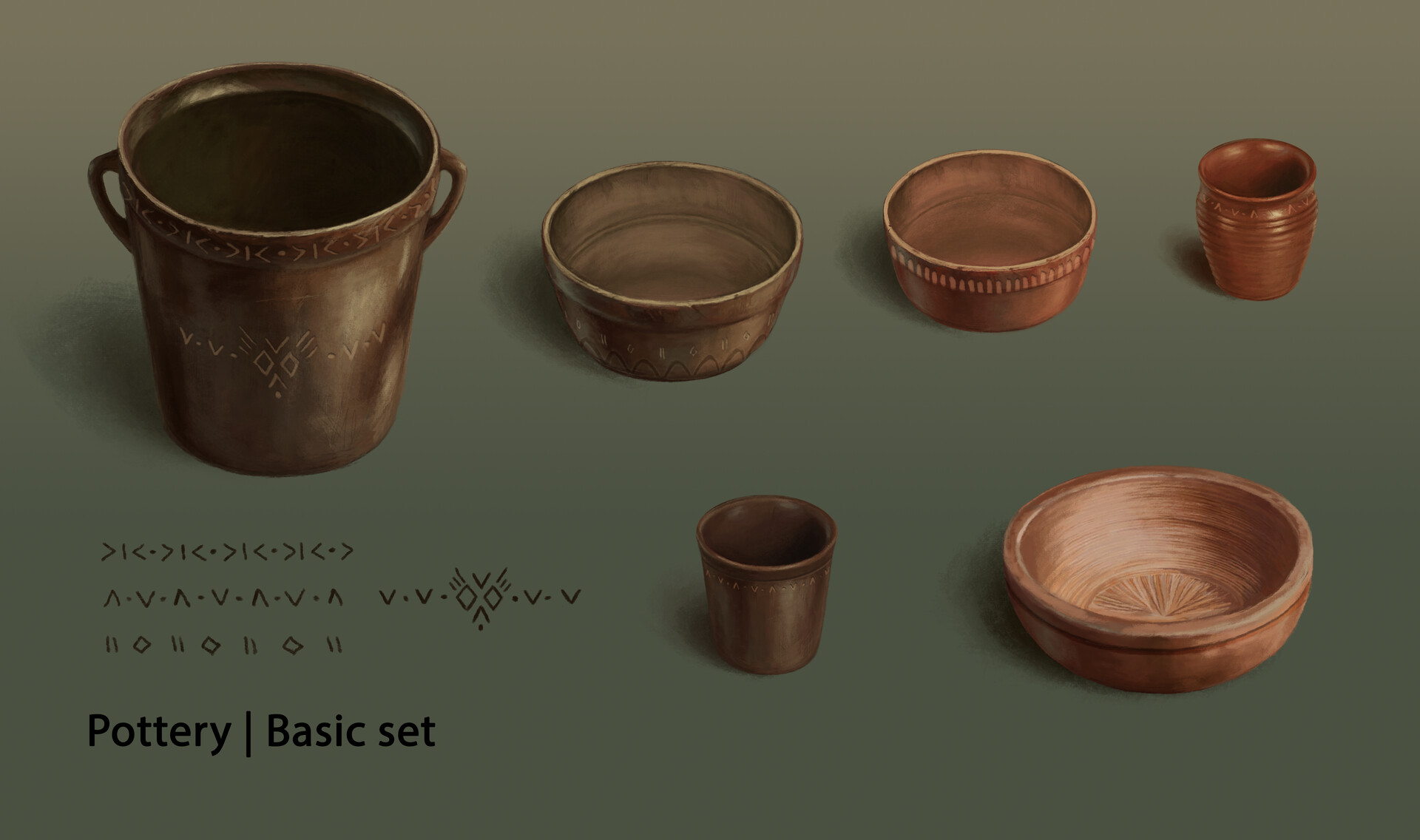 ArtStation - Stwerstian Basic Pottery Set