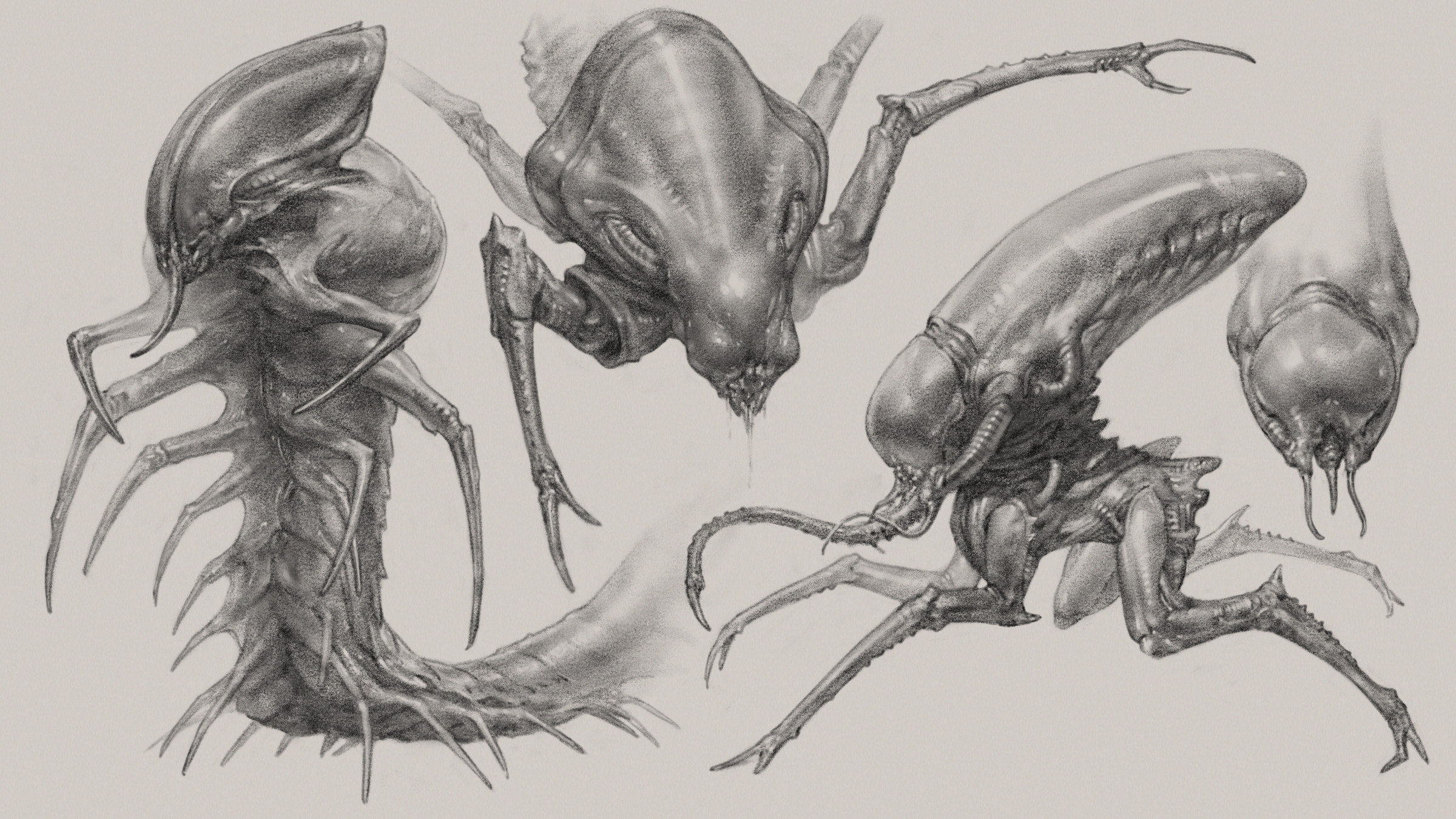 Christophe Young - Xenomorph Inspired Creatures