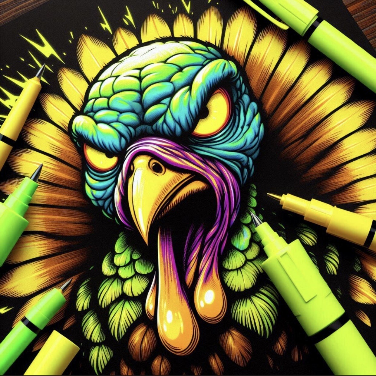 ArtStation - ANGRY TURKEY NFT 2024 4