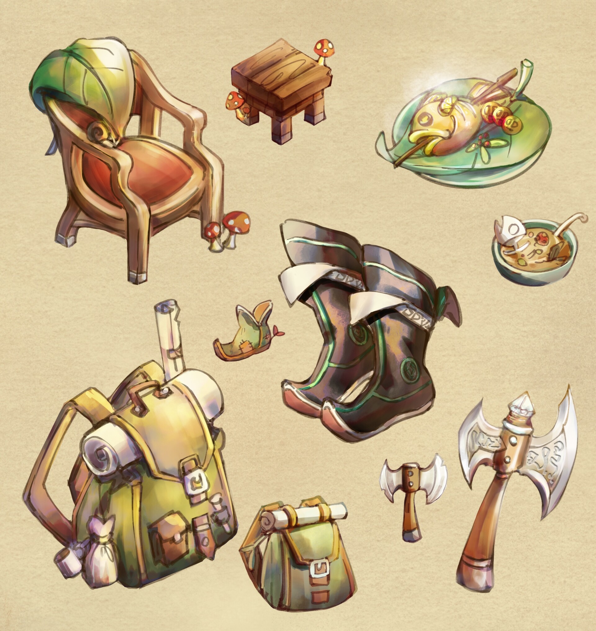 ArtStation - Prop practicing