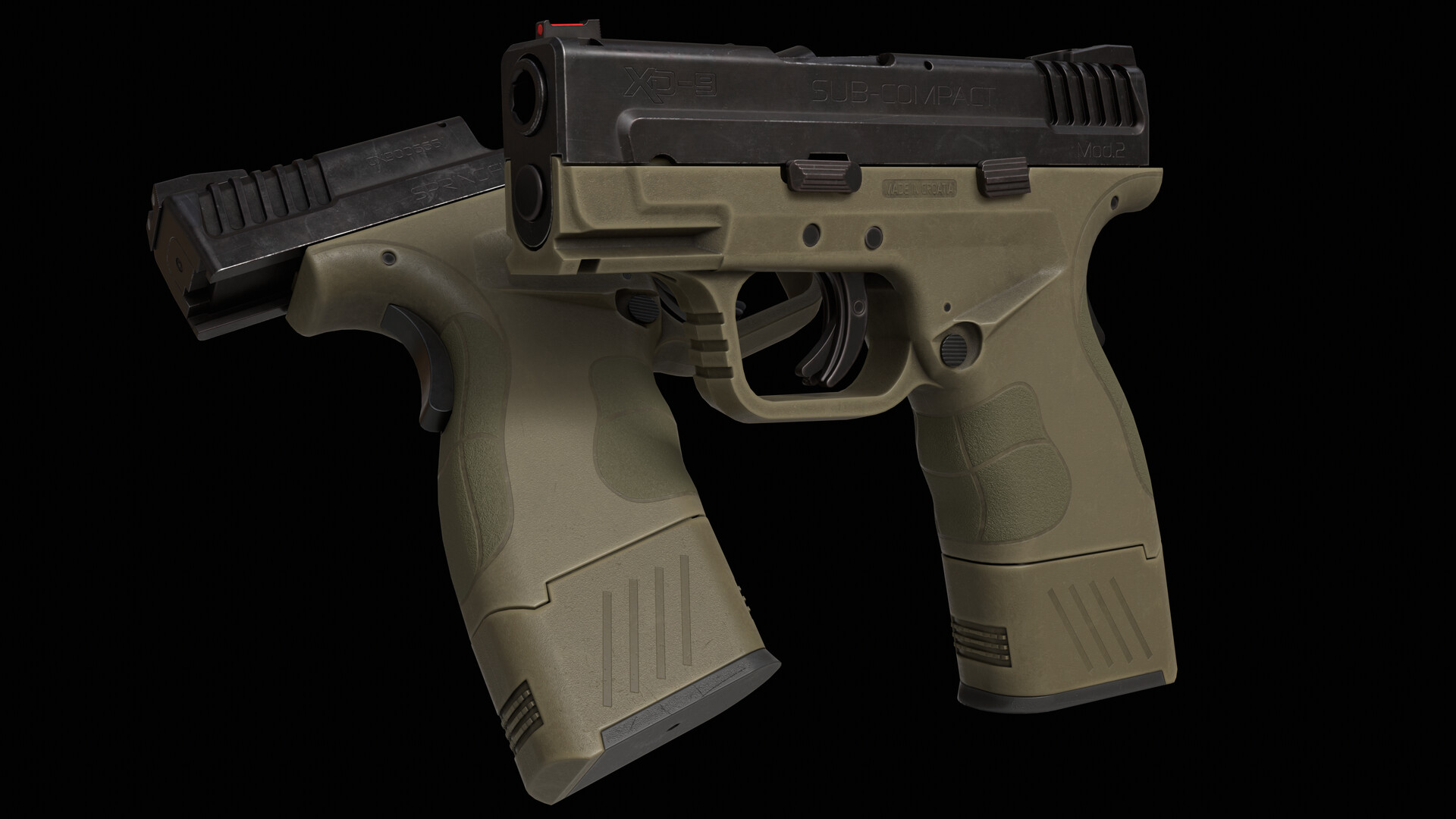 Diranix - XD-9 Handgun