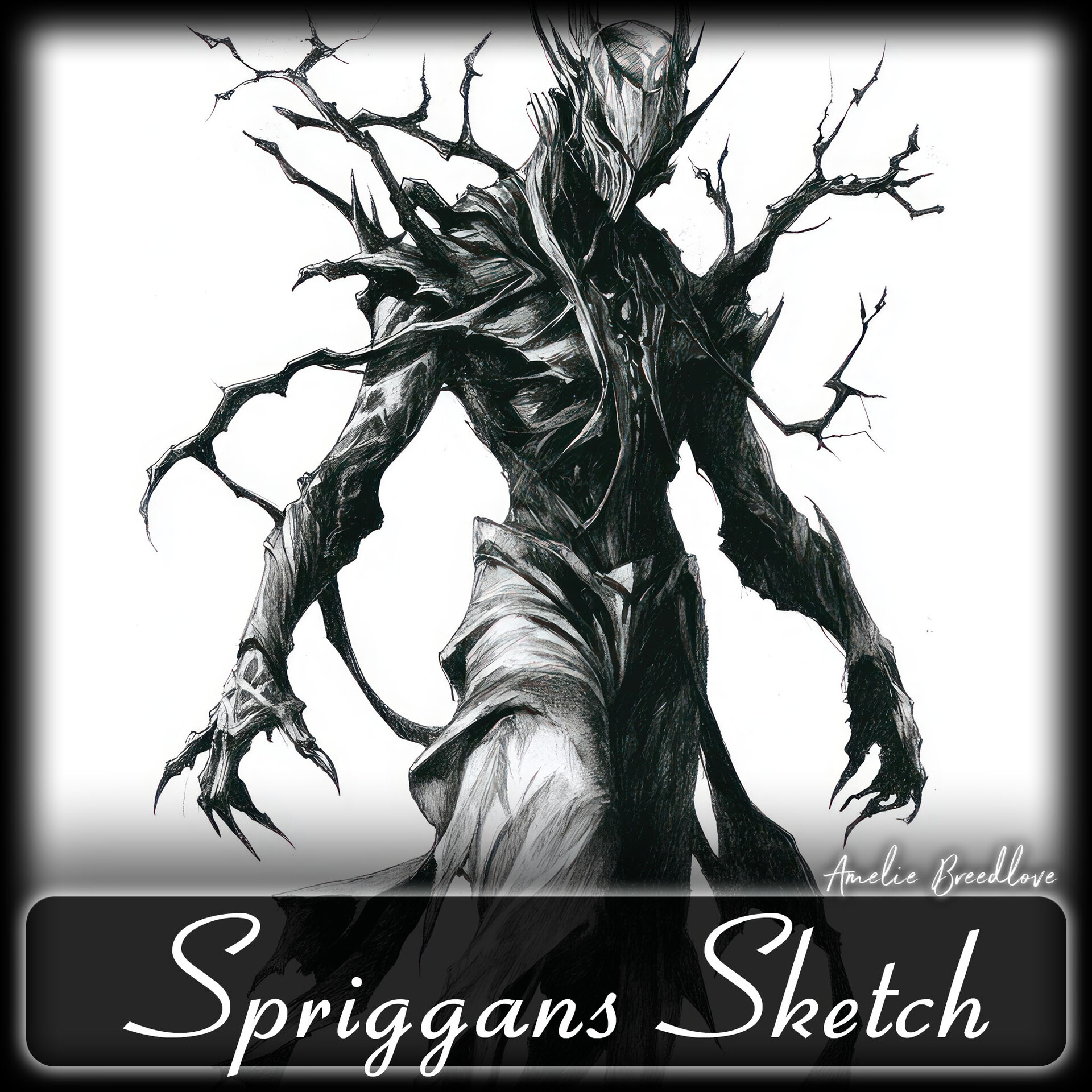ArtStation - 300 Spriggans Sketch Reference Pack | 4K | v.27