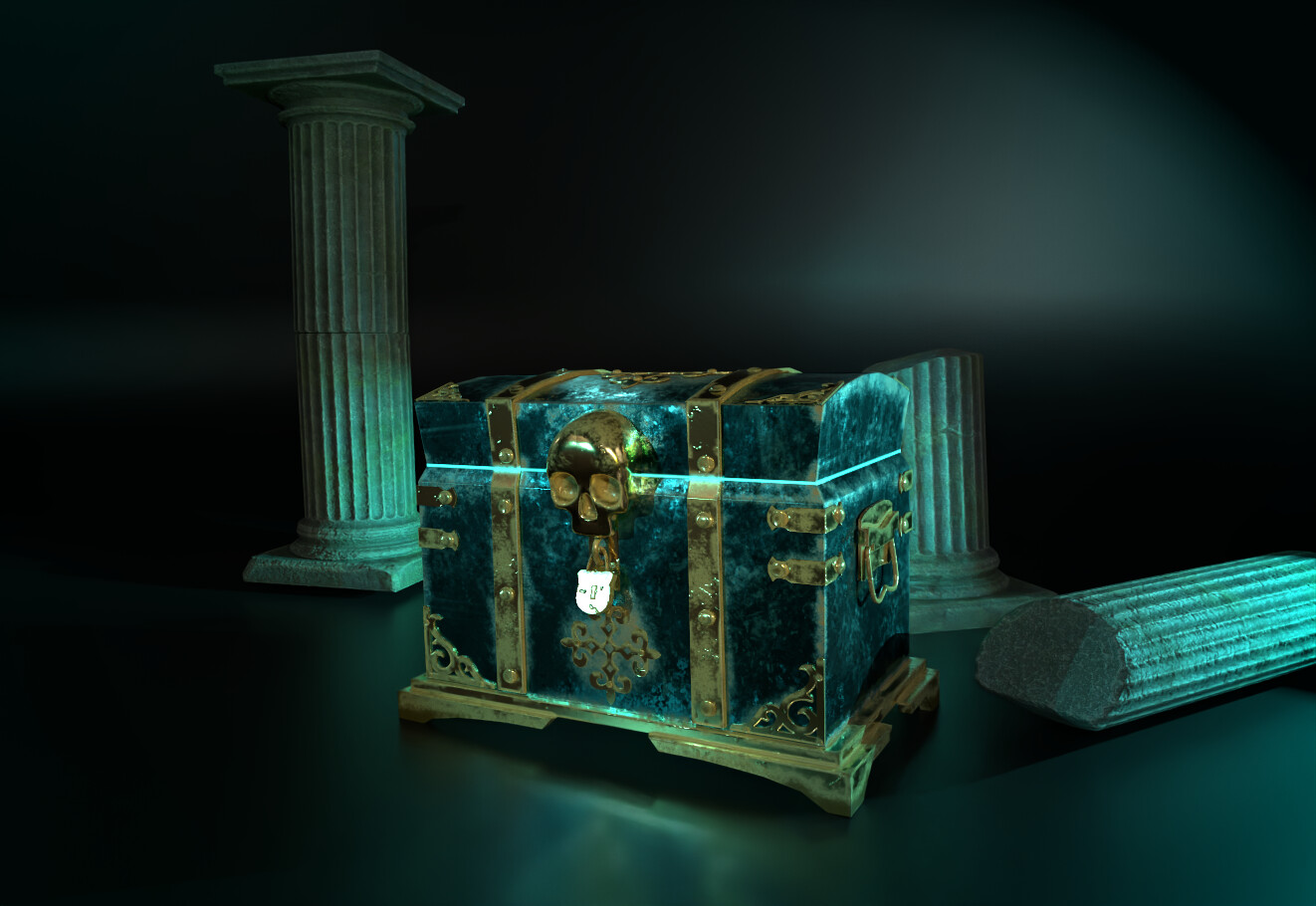 ArtStation - The mysterious chest