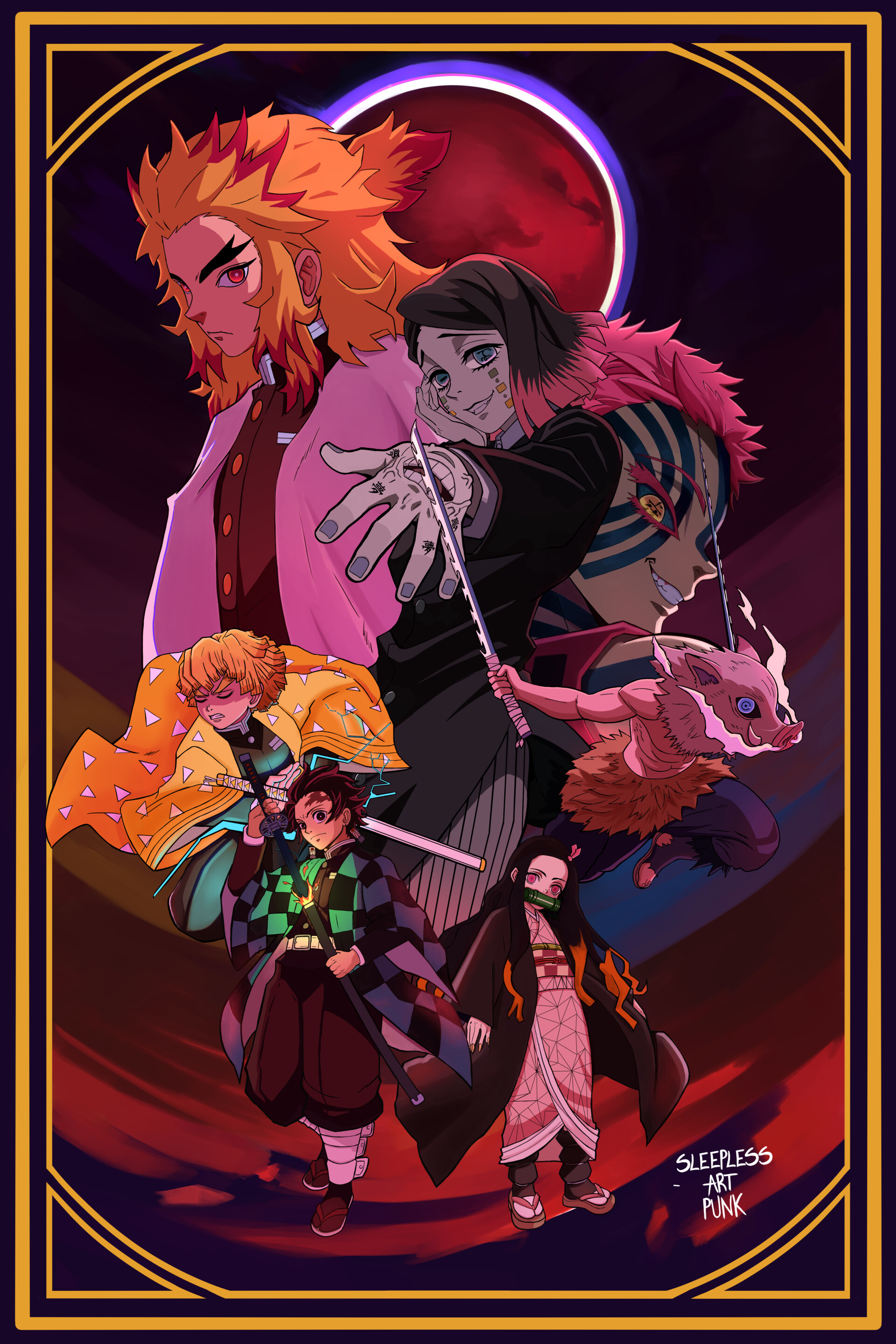 ArtStation - Demon Slayer