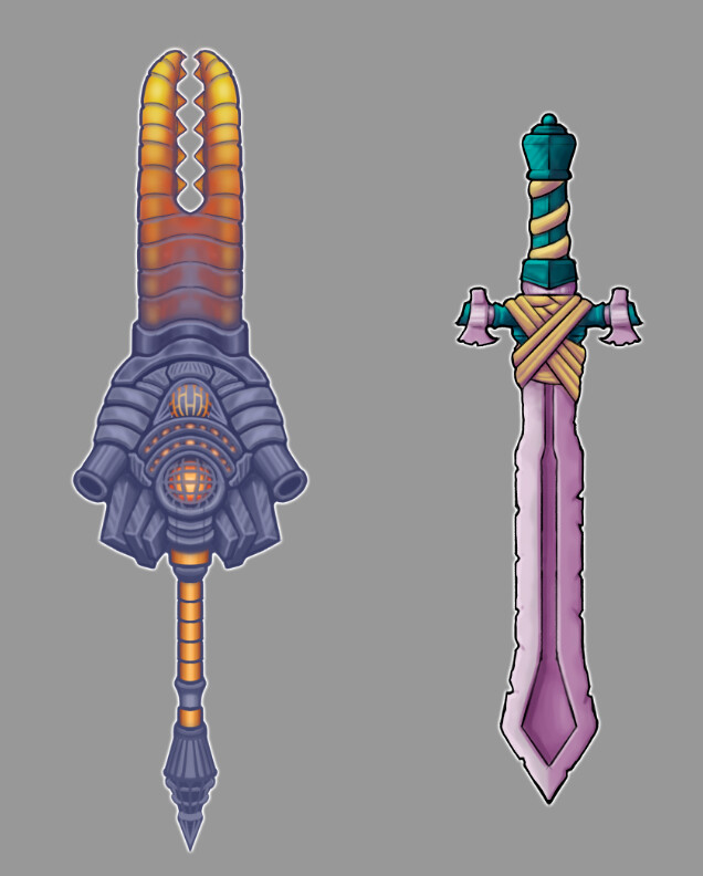 ArtStation - Two swords, another practice