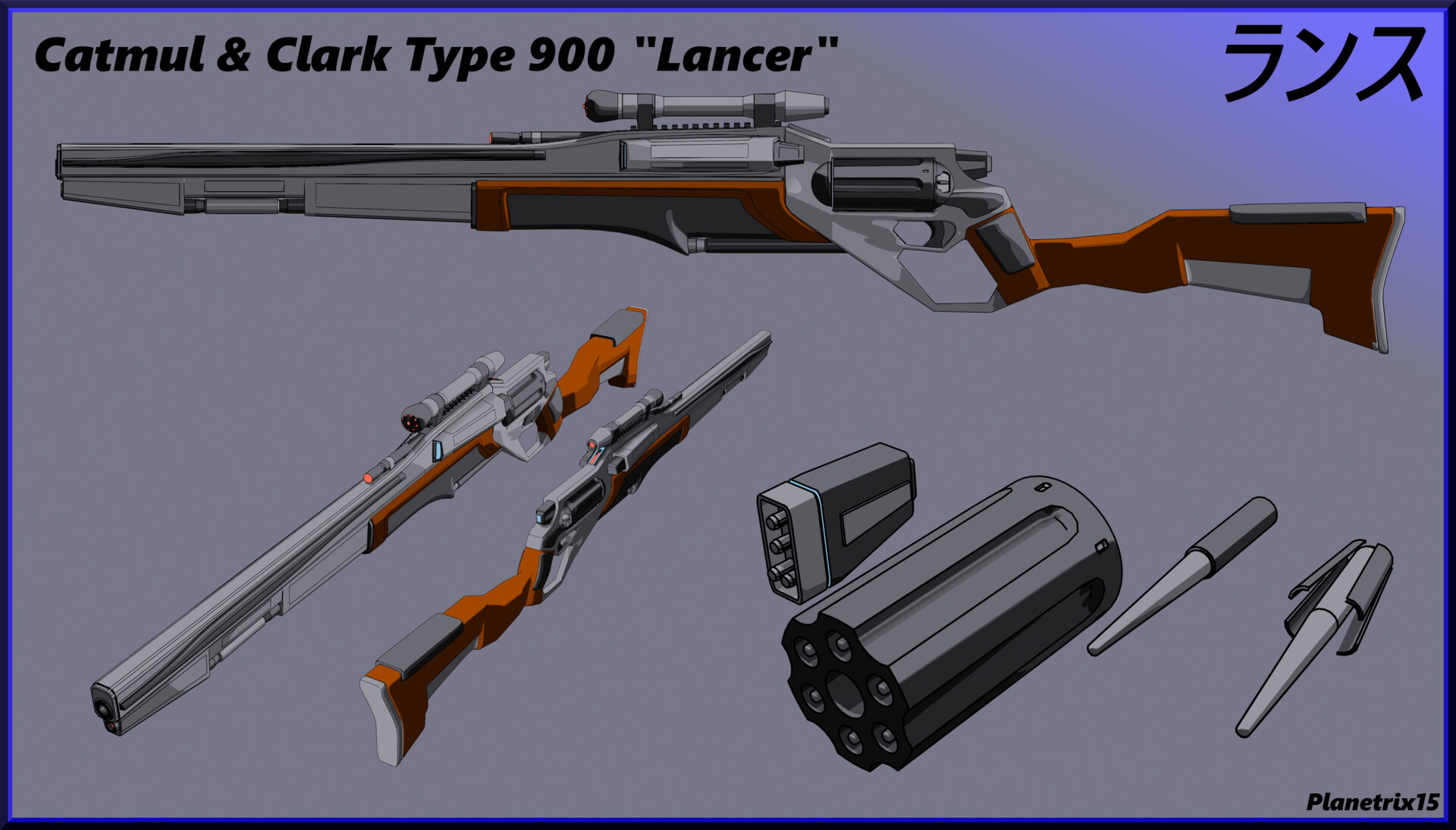 ArtStation - Catmull and Clark Type 900 Lancer