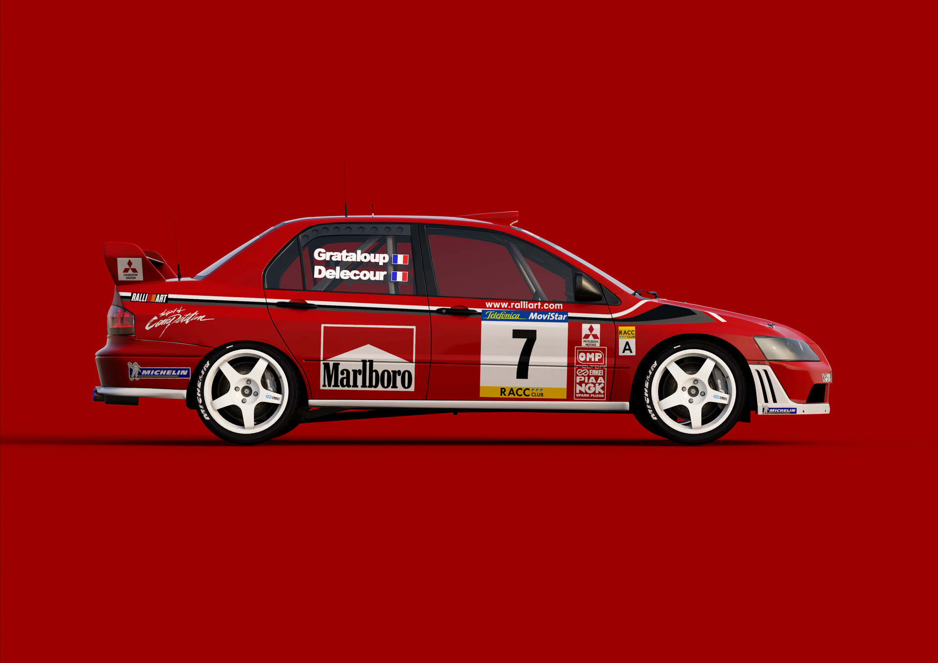 ArtStation - 2002 Mitsubishi Lancer Evolution WRC2