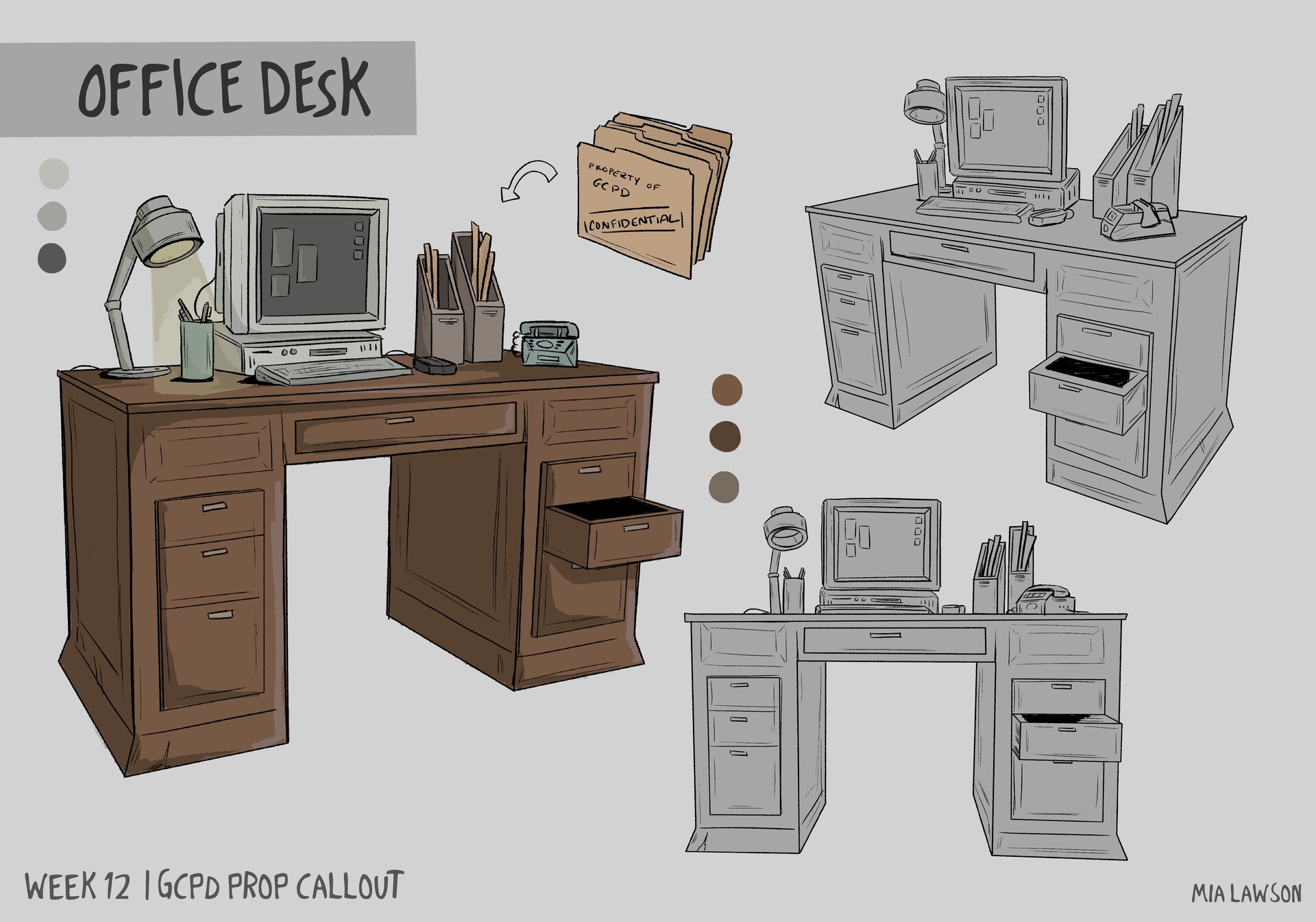 ArtStation - gcpd props