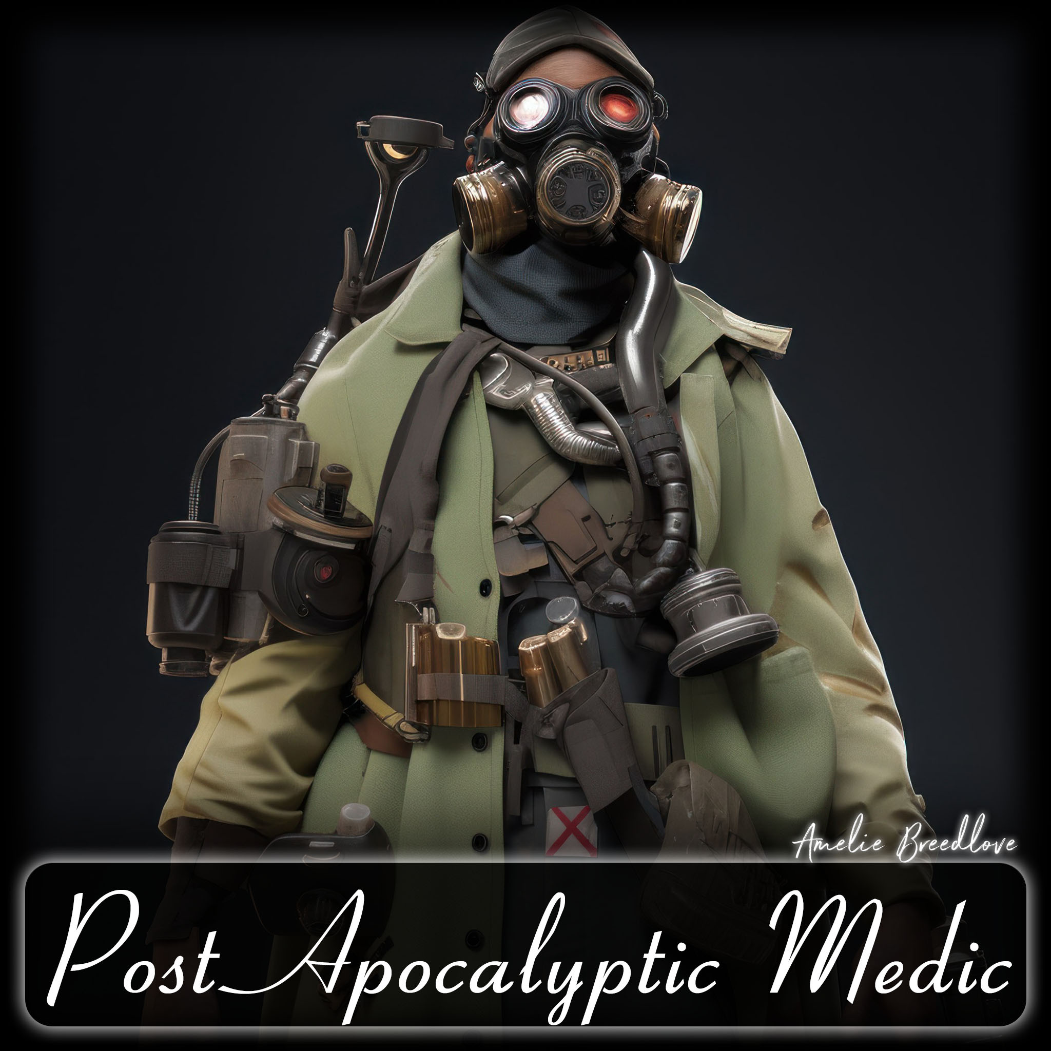 Amelie Breedlove - 200 Post Apocalyptic Medic Reference Pack | 4K | v.10