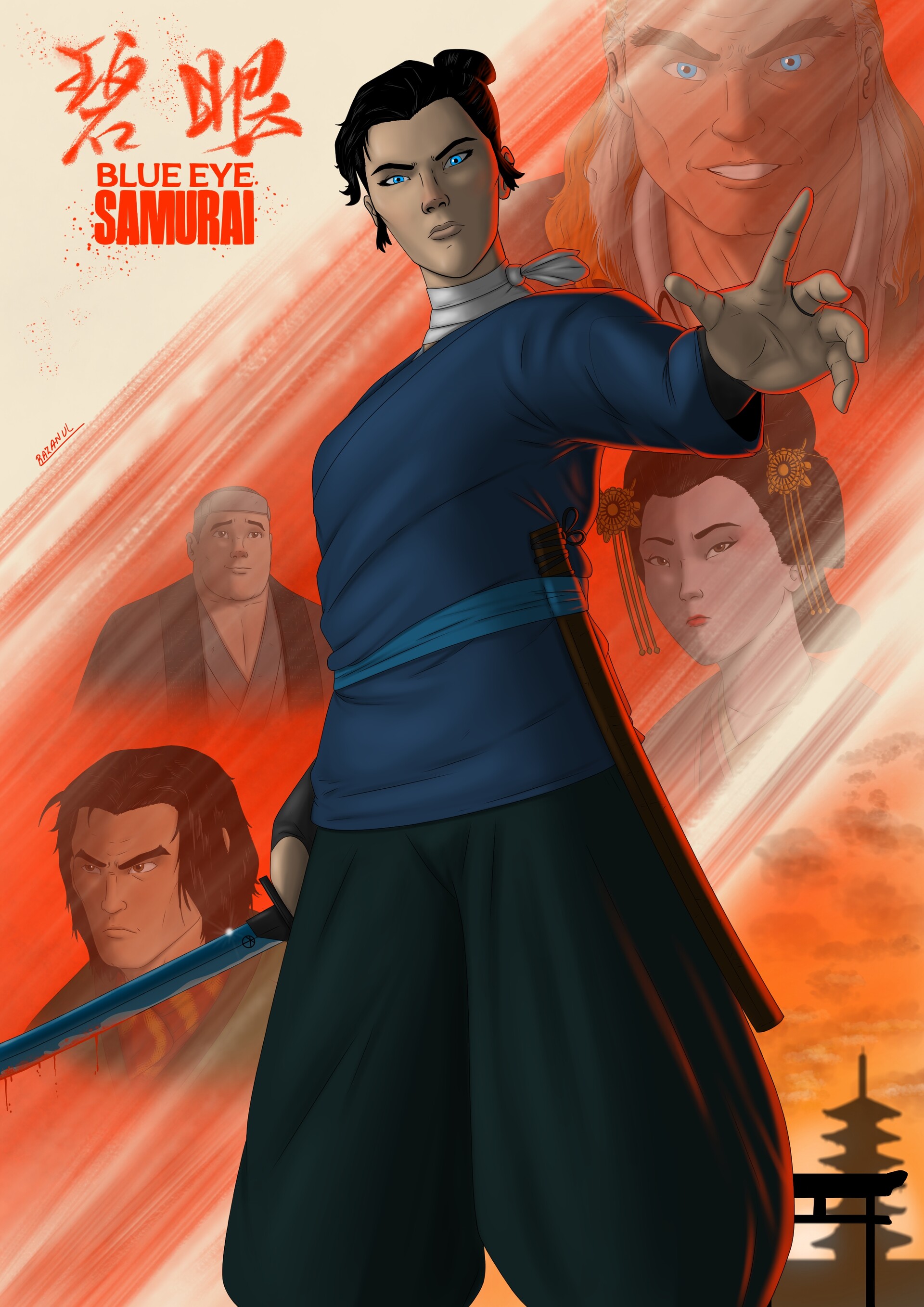 ArtStation - Blue Eye Samurai