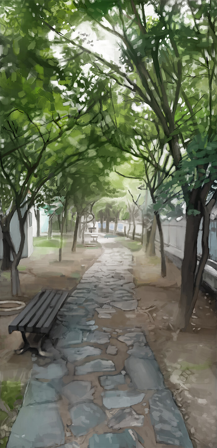 ArtStation - back yard