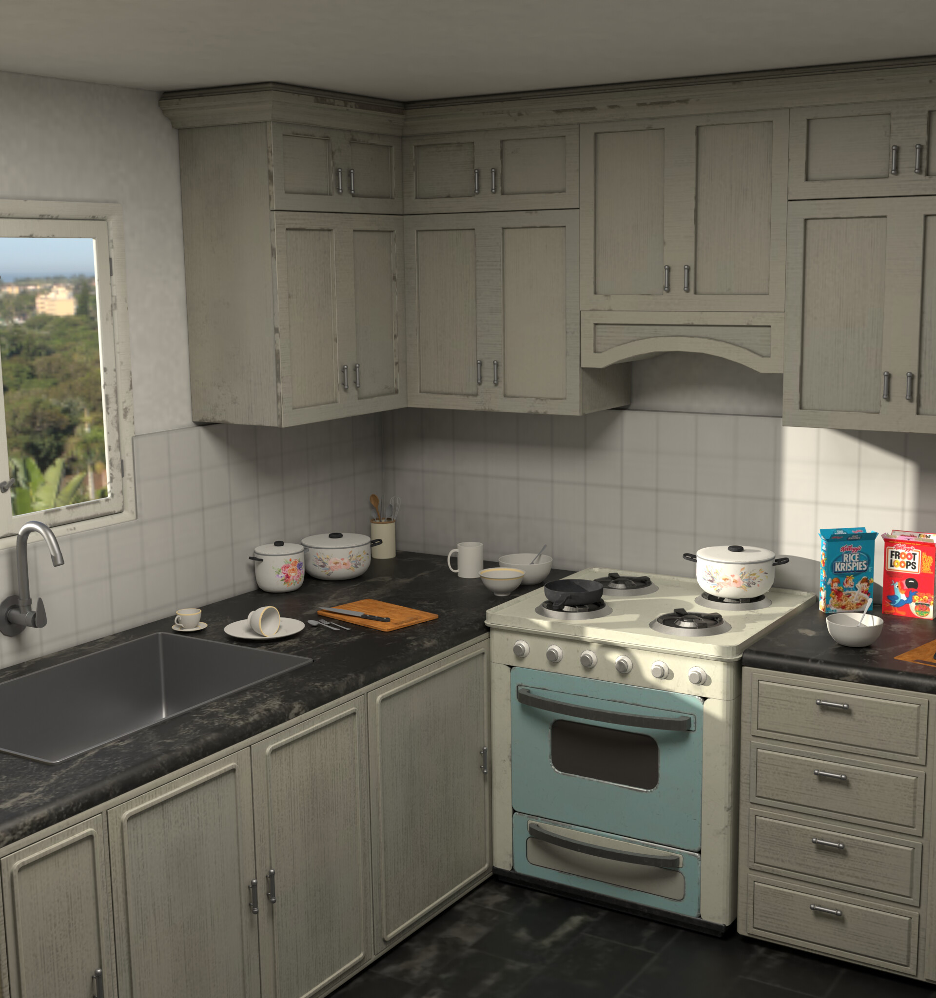 ArtStation - Kitchen Environment