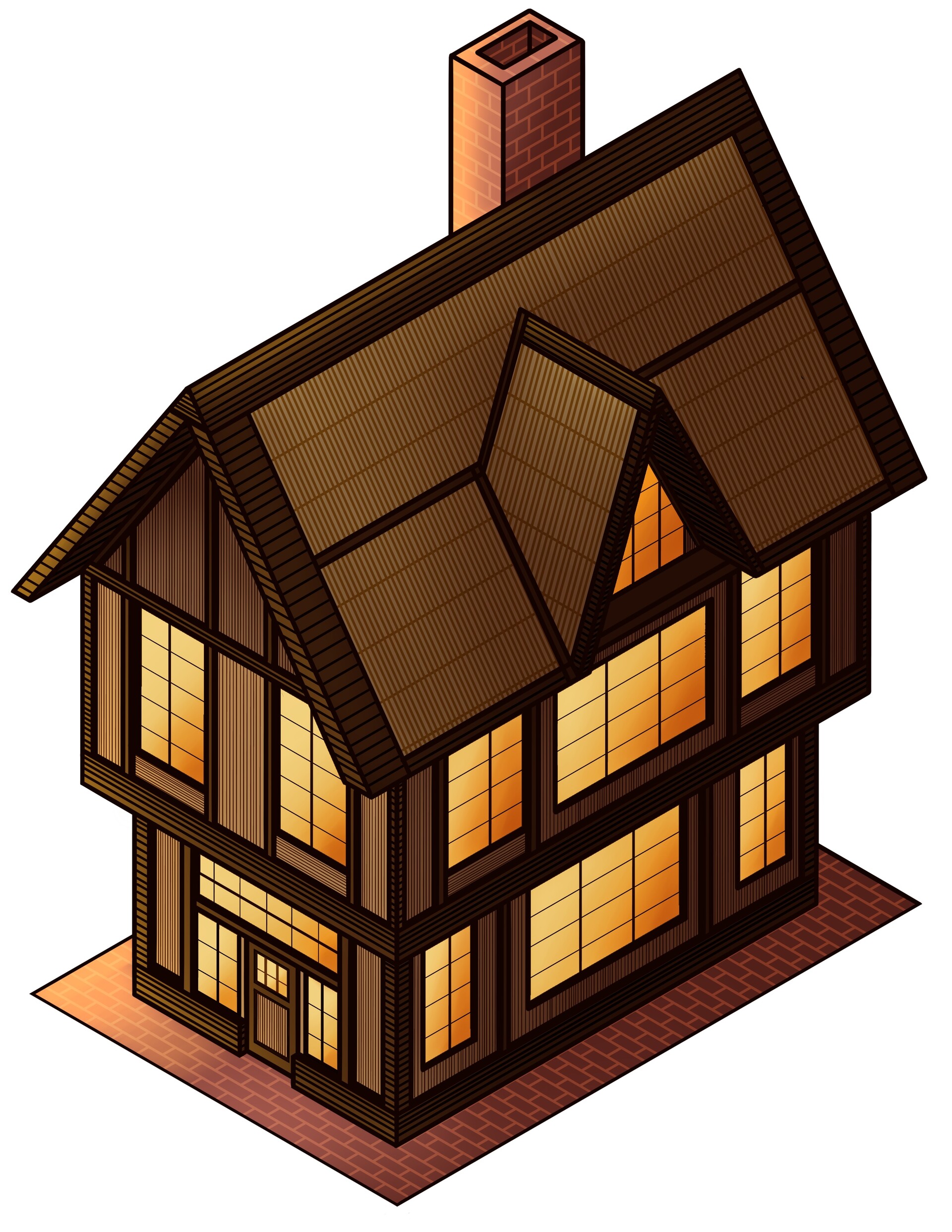 ArtStation - Isometric Fantasy Buildings