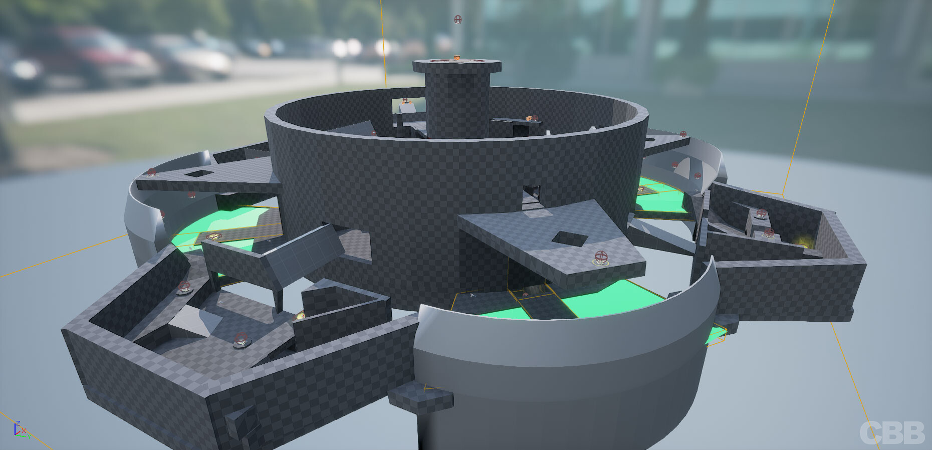 ArtStation - Map Concept for Unreal Tournament