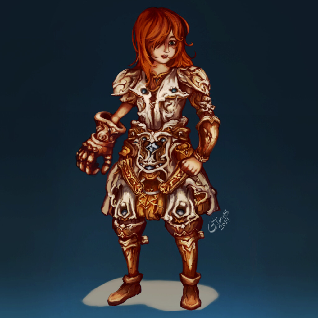 ArtStation - Armored Female Fantasy Character Design