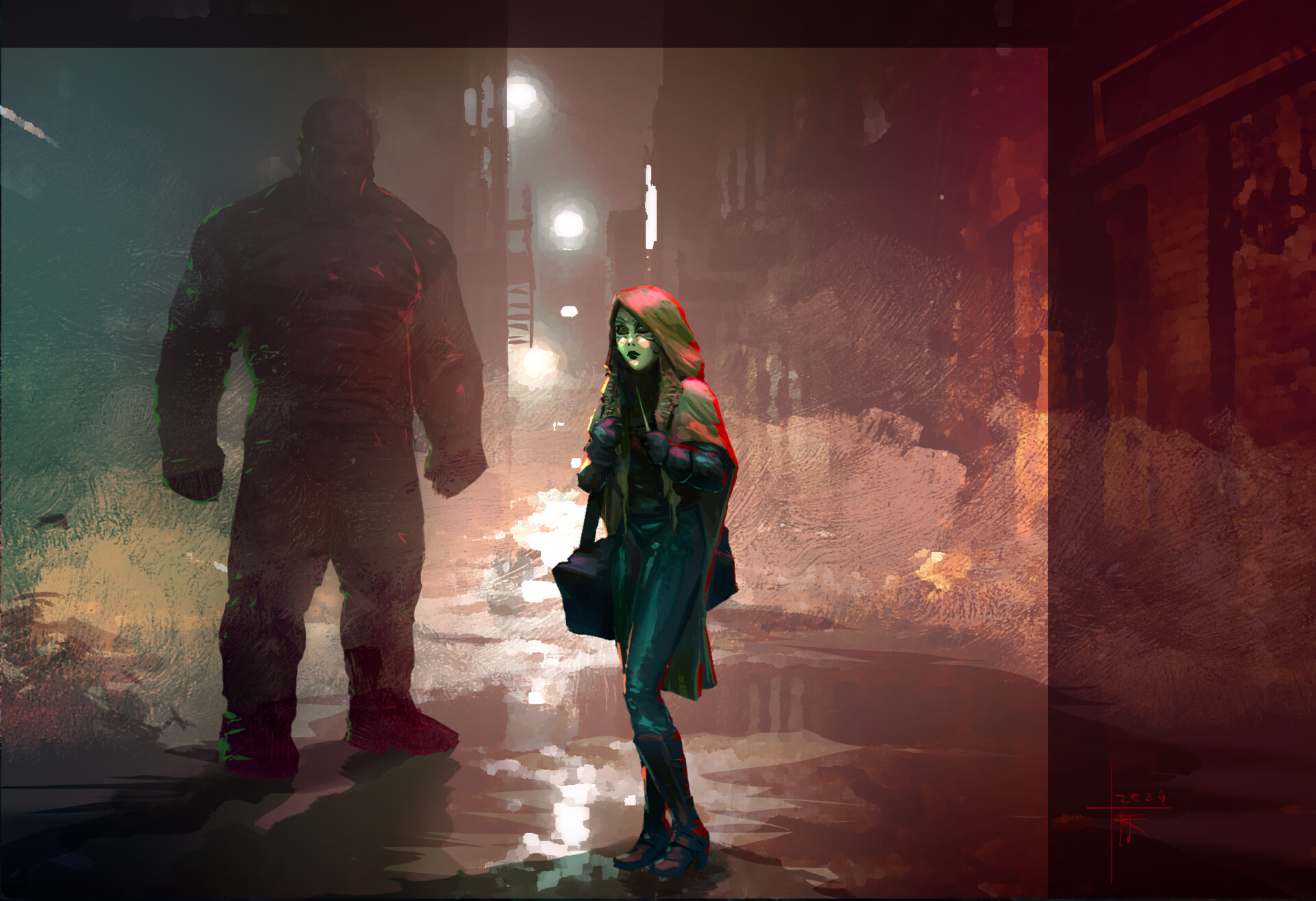 ArtStation - Poison Ivy disguised (Matt Reeves Batman-verse)
