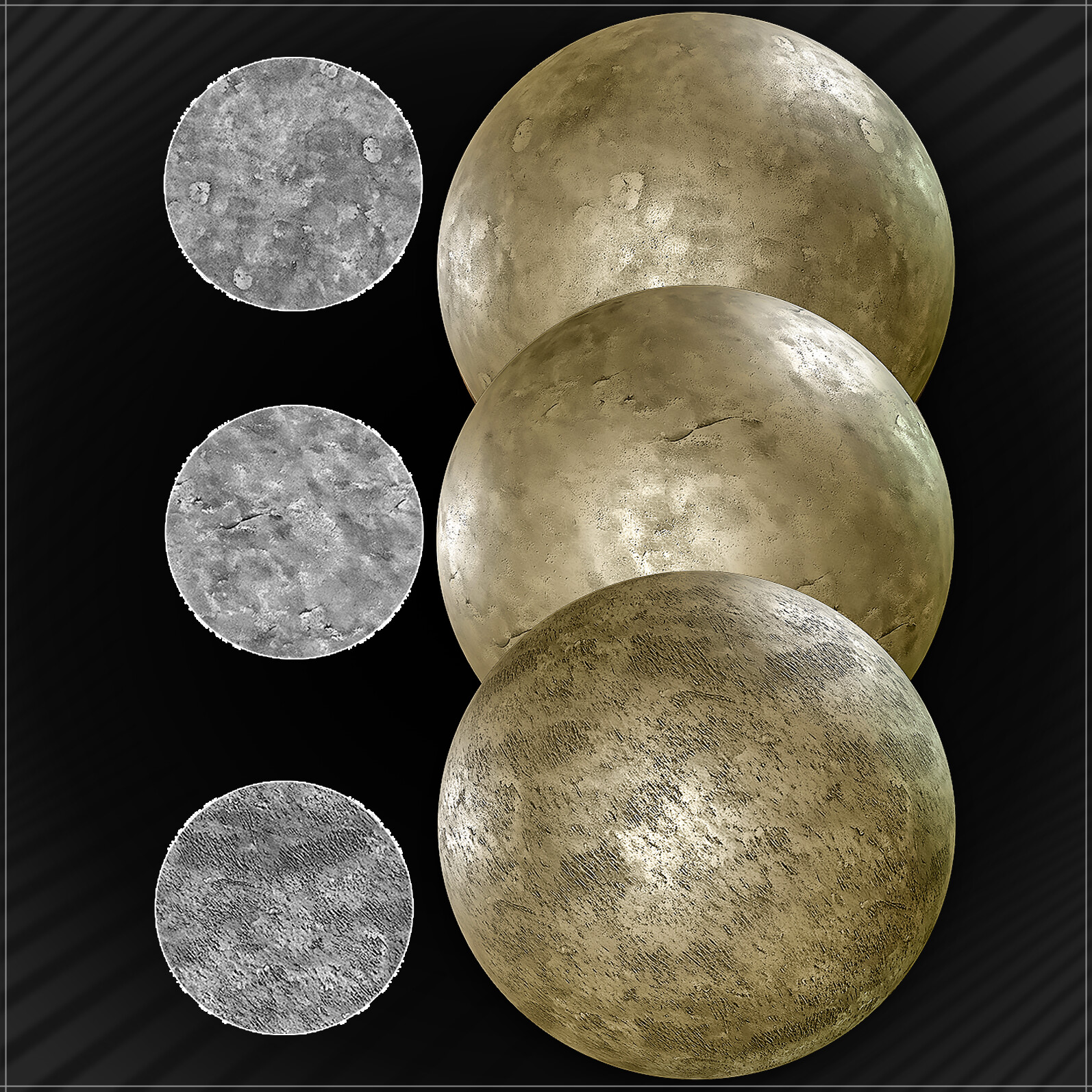 ArtStation - 100 Dust Alpha Map - Vol.25 ( 4K PNG )