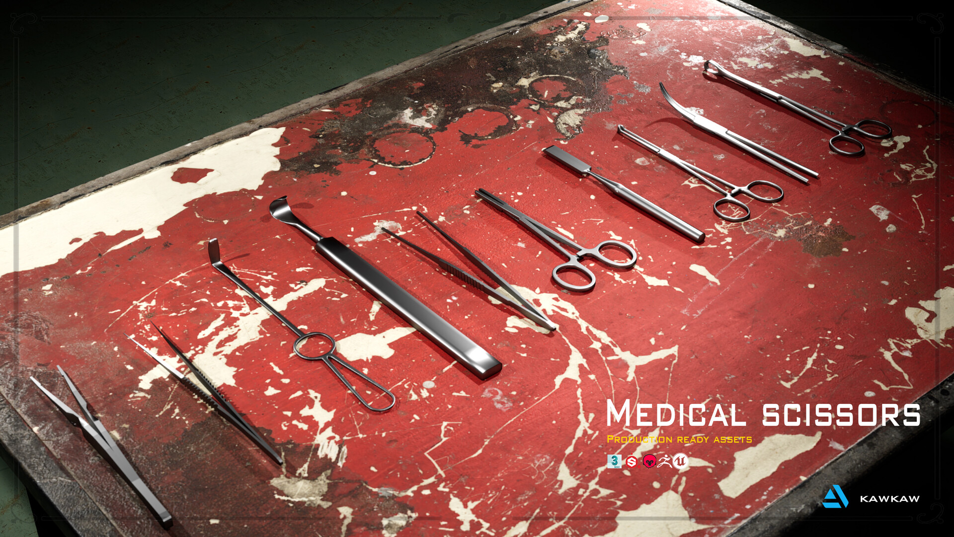 ArtStation - Medical Scissors