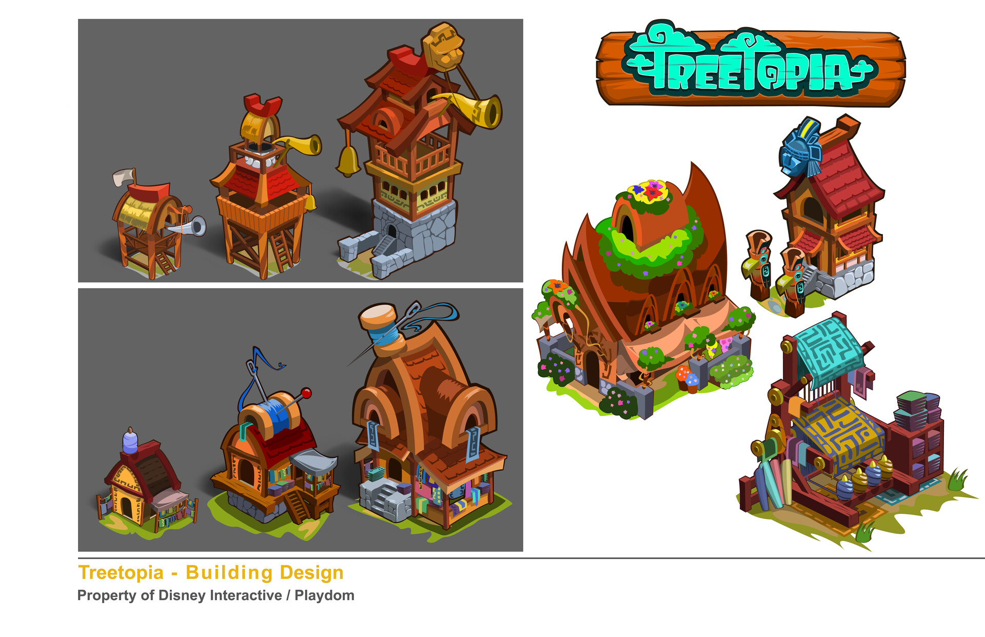 ArtStation - Disney Interactive / Playdom Miscellaneous Designs