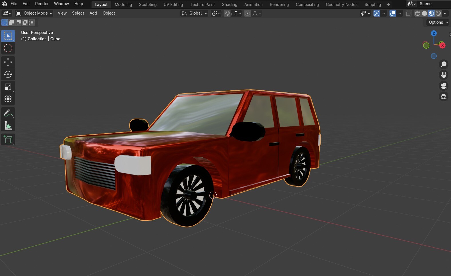 ArtStation - Low poly Car