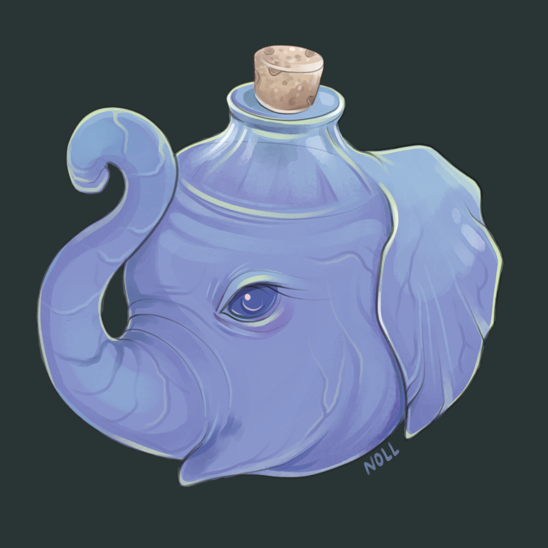 ArtStation - Memory Potion Bottle 2D Prop