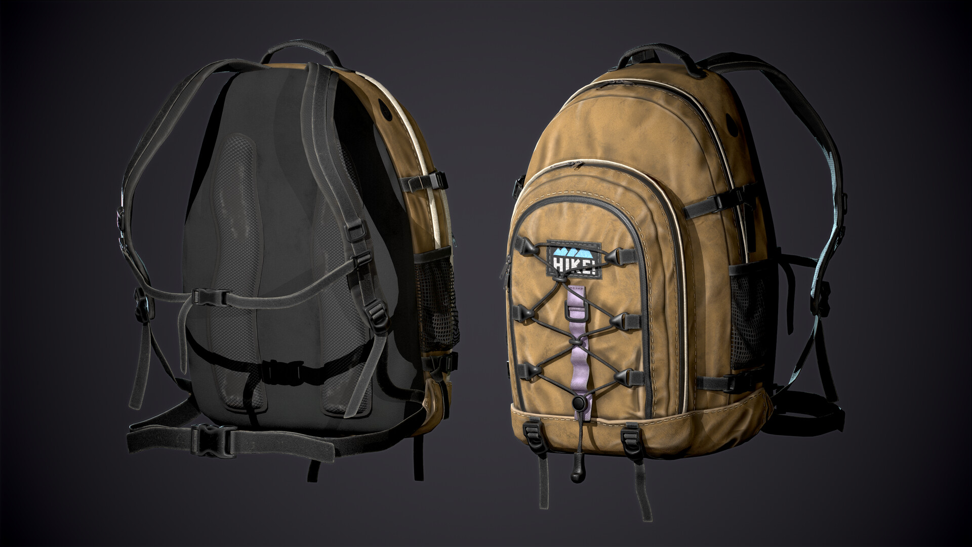 ArtStation - Hiking backpack