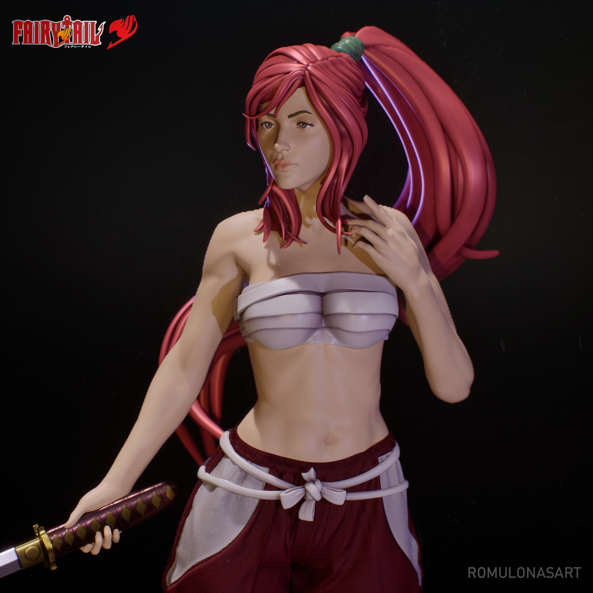 ArtStation - Erza Scarlet (Fairy Tail)