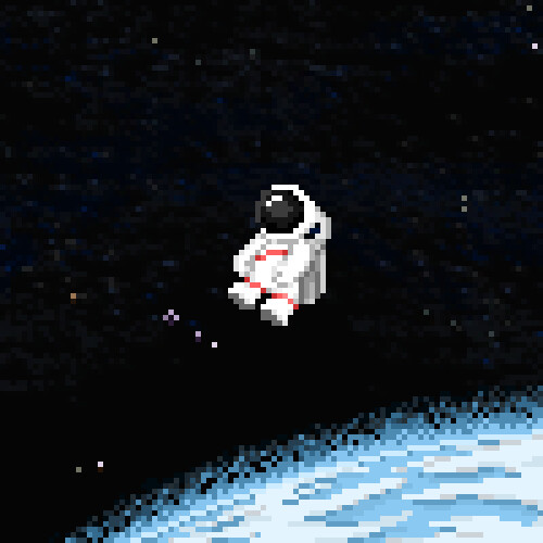 ArtStation - Space Pixel Animation