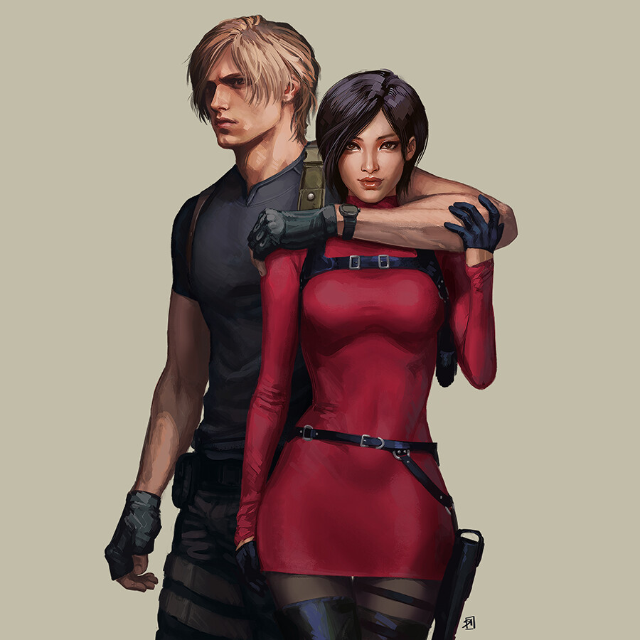 ArtStation - leon and ada