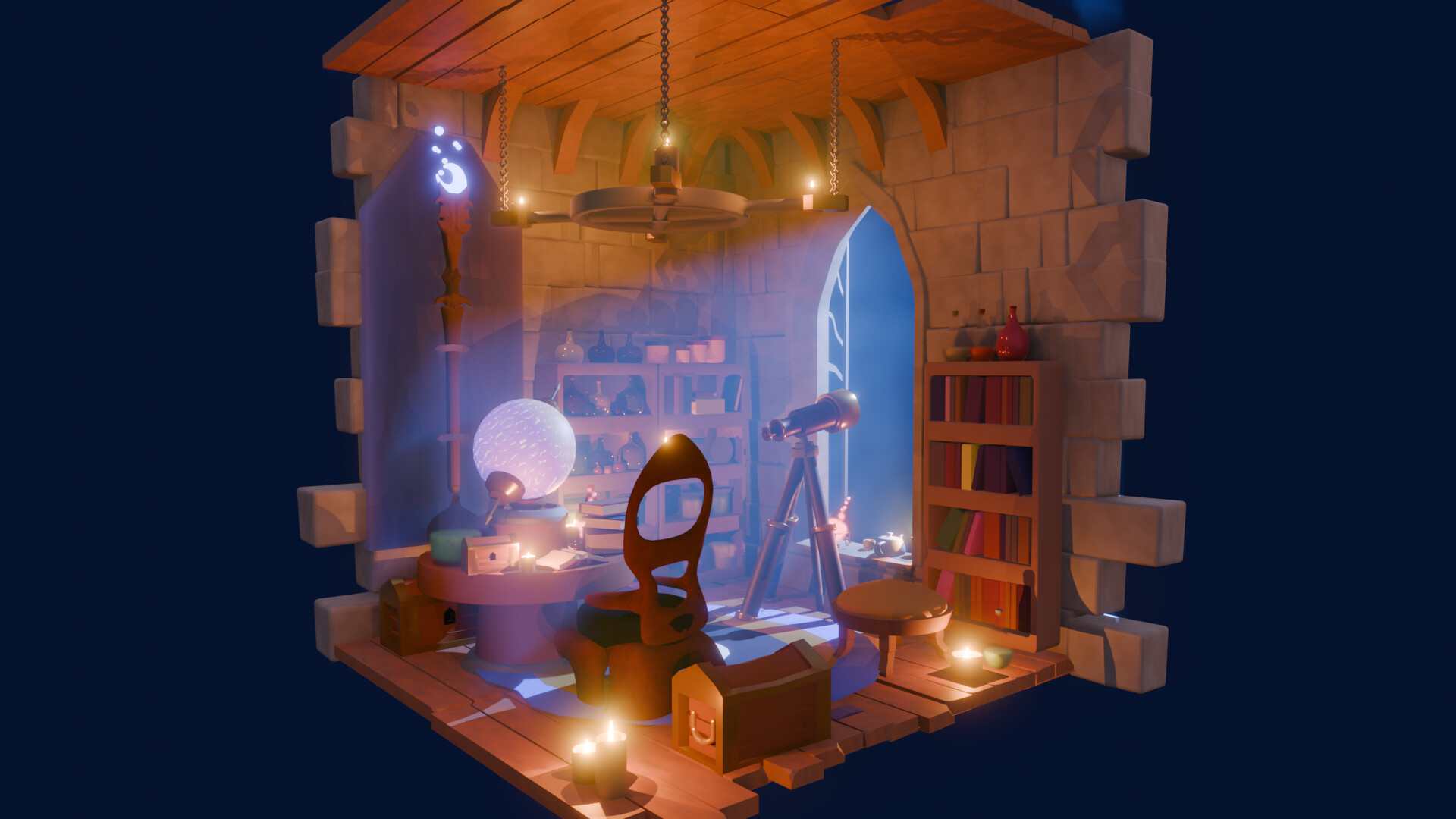 ArtStation - Wizard Room