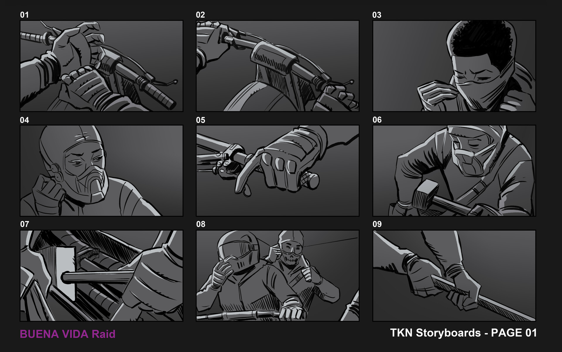 ArtStation - "THE KITCHEN" 2024 Movie Storyboards - 2