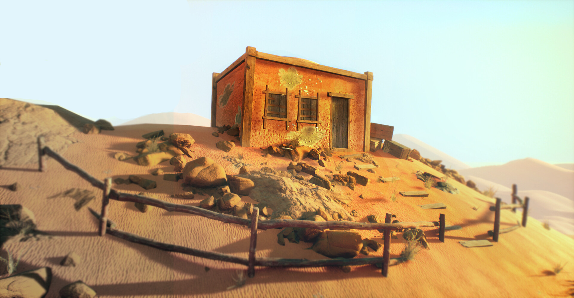 ArtStation - Desert House