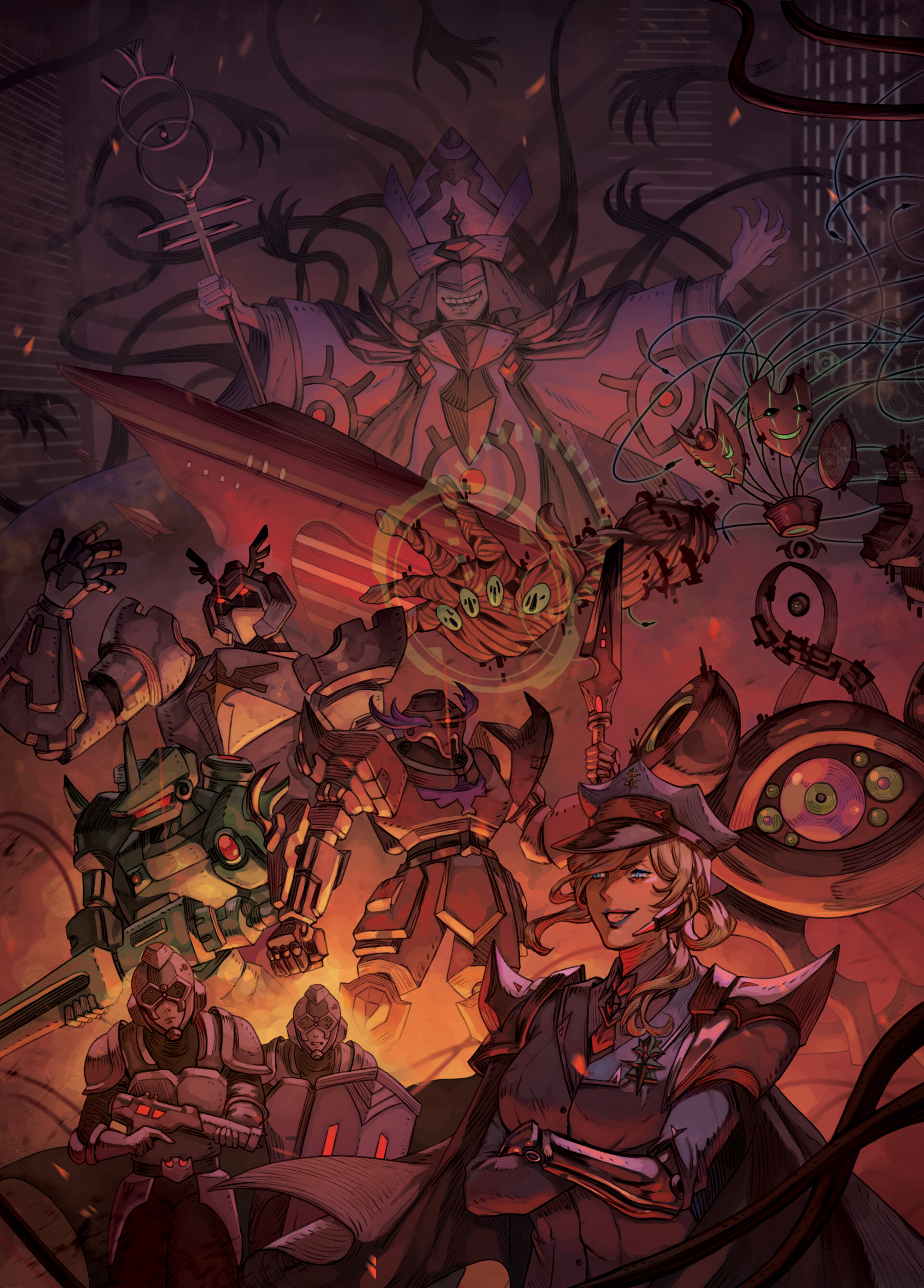 ArtStation - Fabula Ultima: Techno Fantasy 4