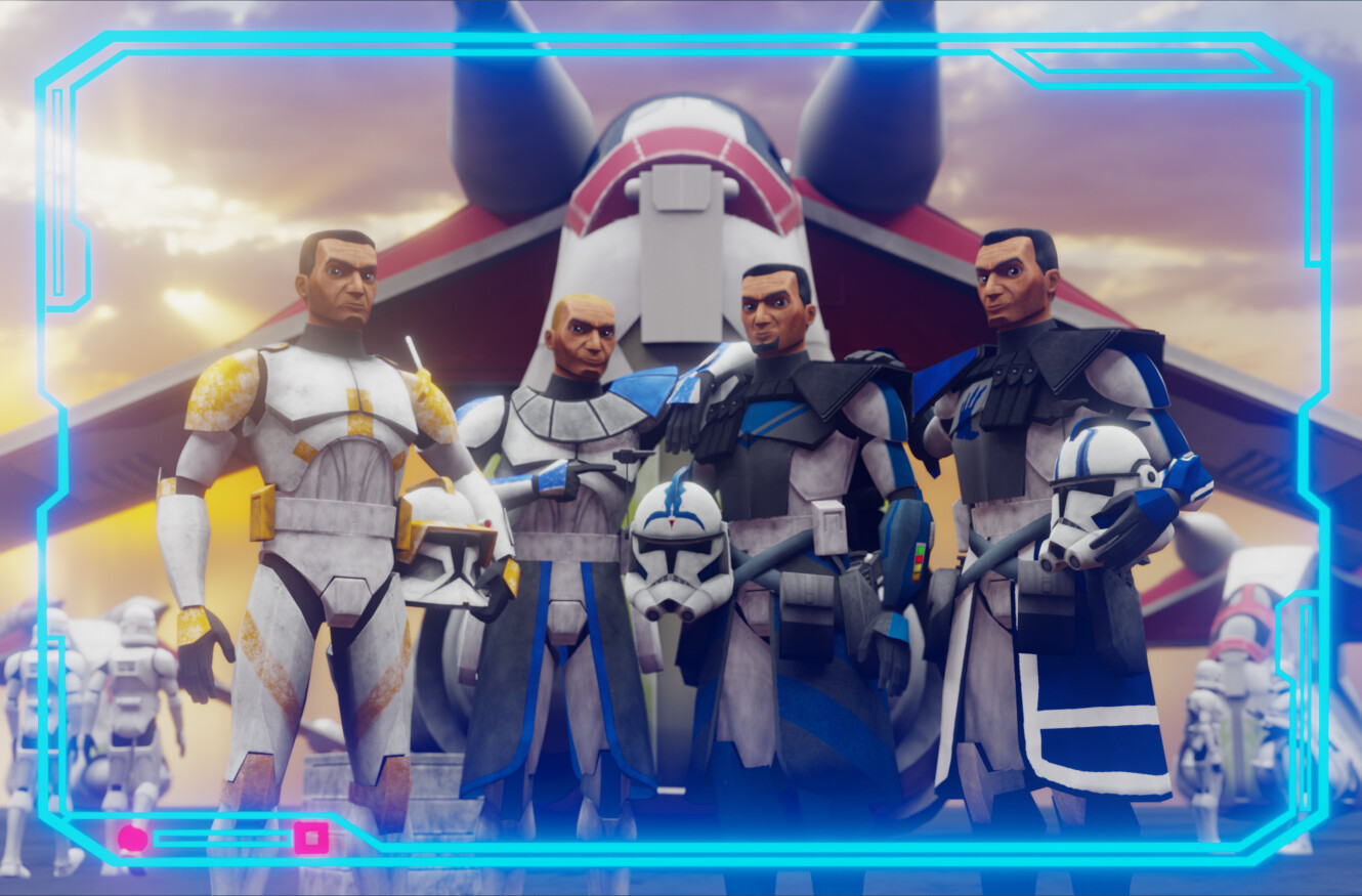 ArtStation - Cody, Rex, Fives, and Echo picture (RECREATION)