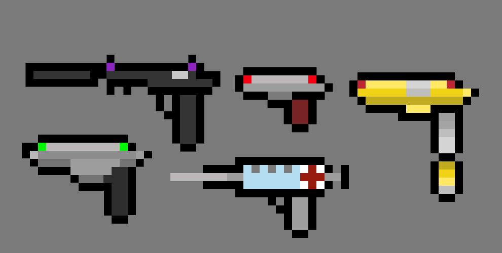 ArtStation - Weapon Sprites