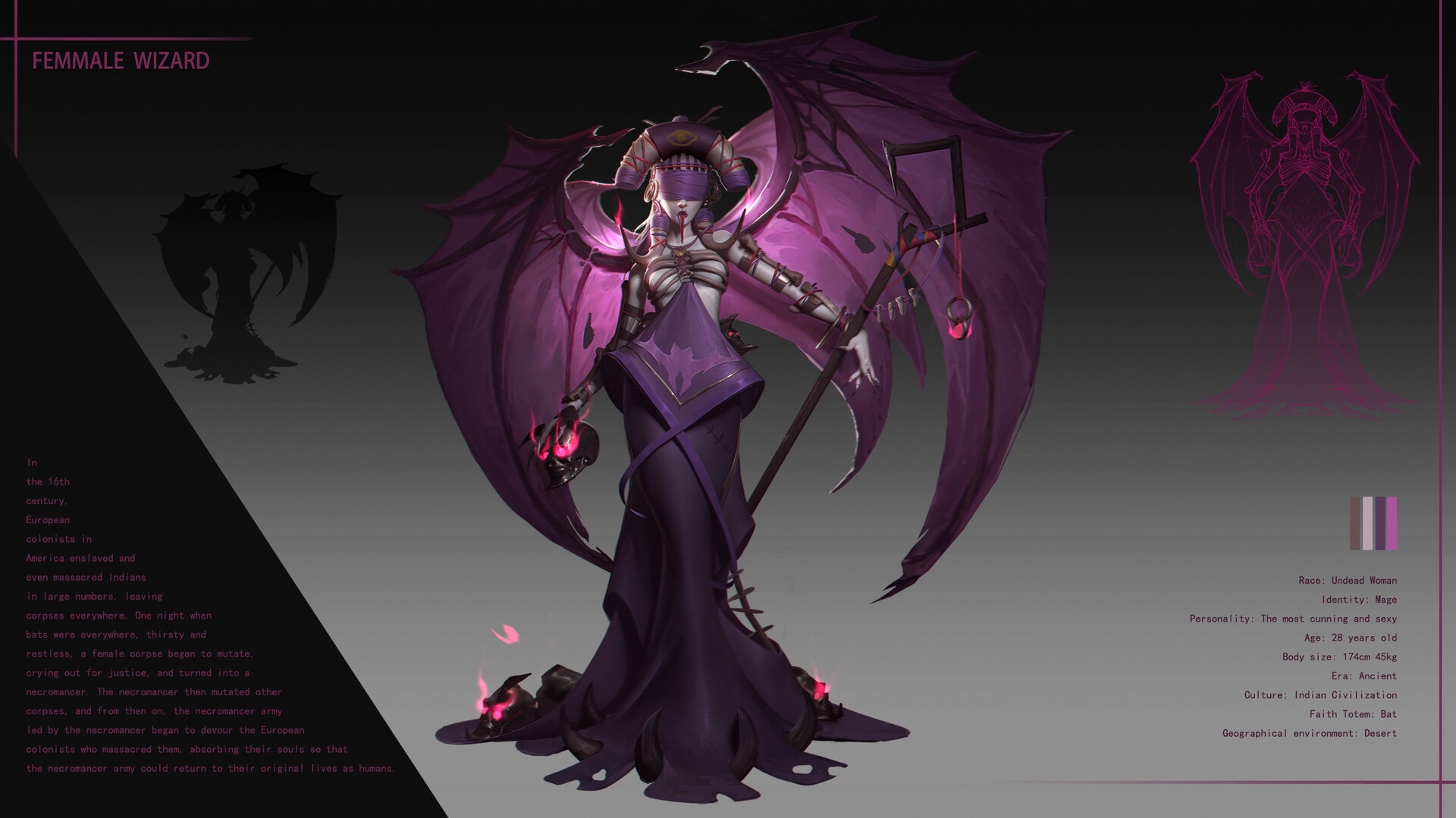 ArtStation - FEMMALE WIZARD--2020