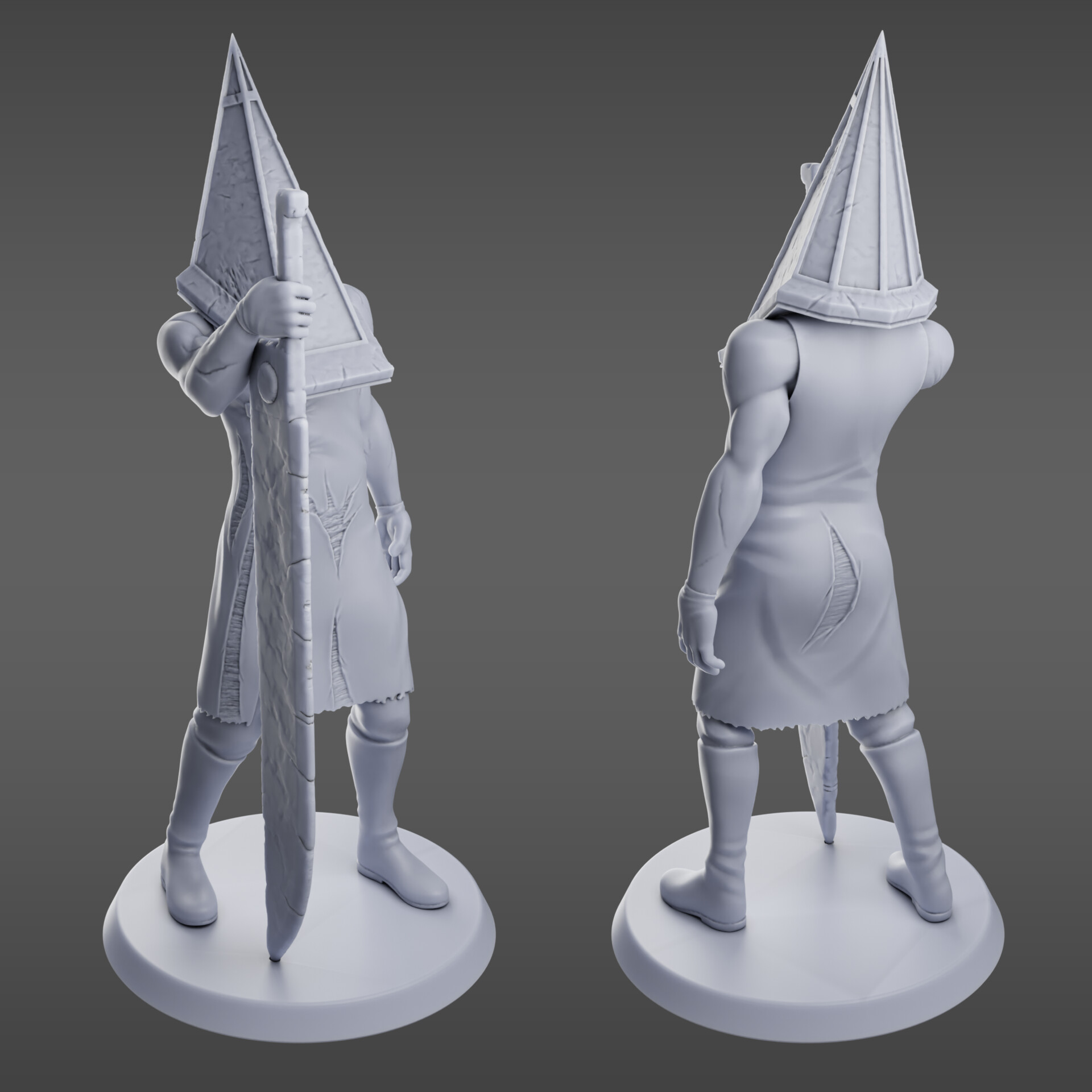 ArtStation - Pyramid Head for 3D Printing