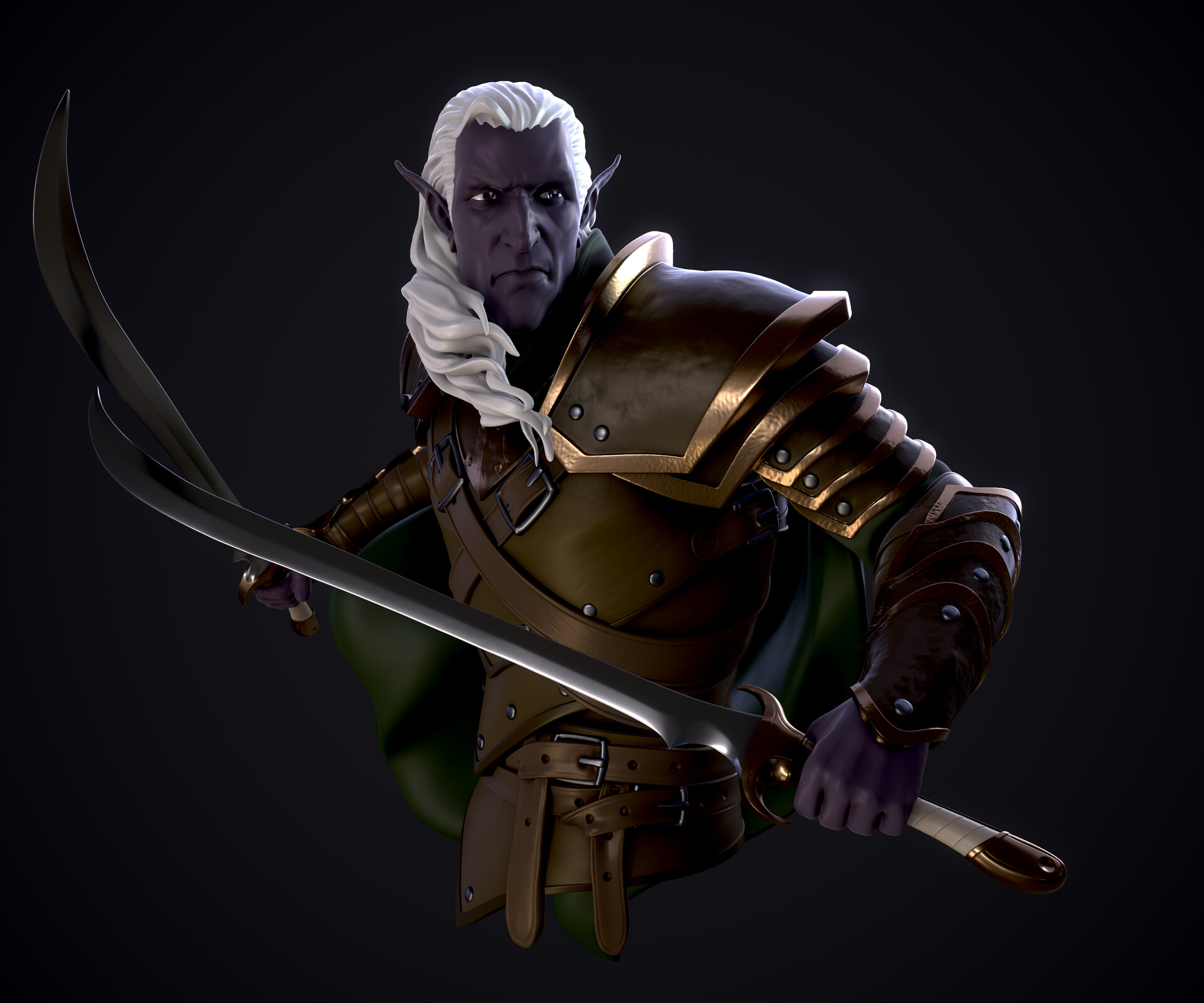 Daniel Rosa - Dark Elf bust