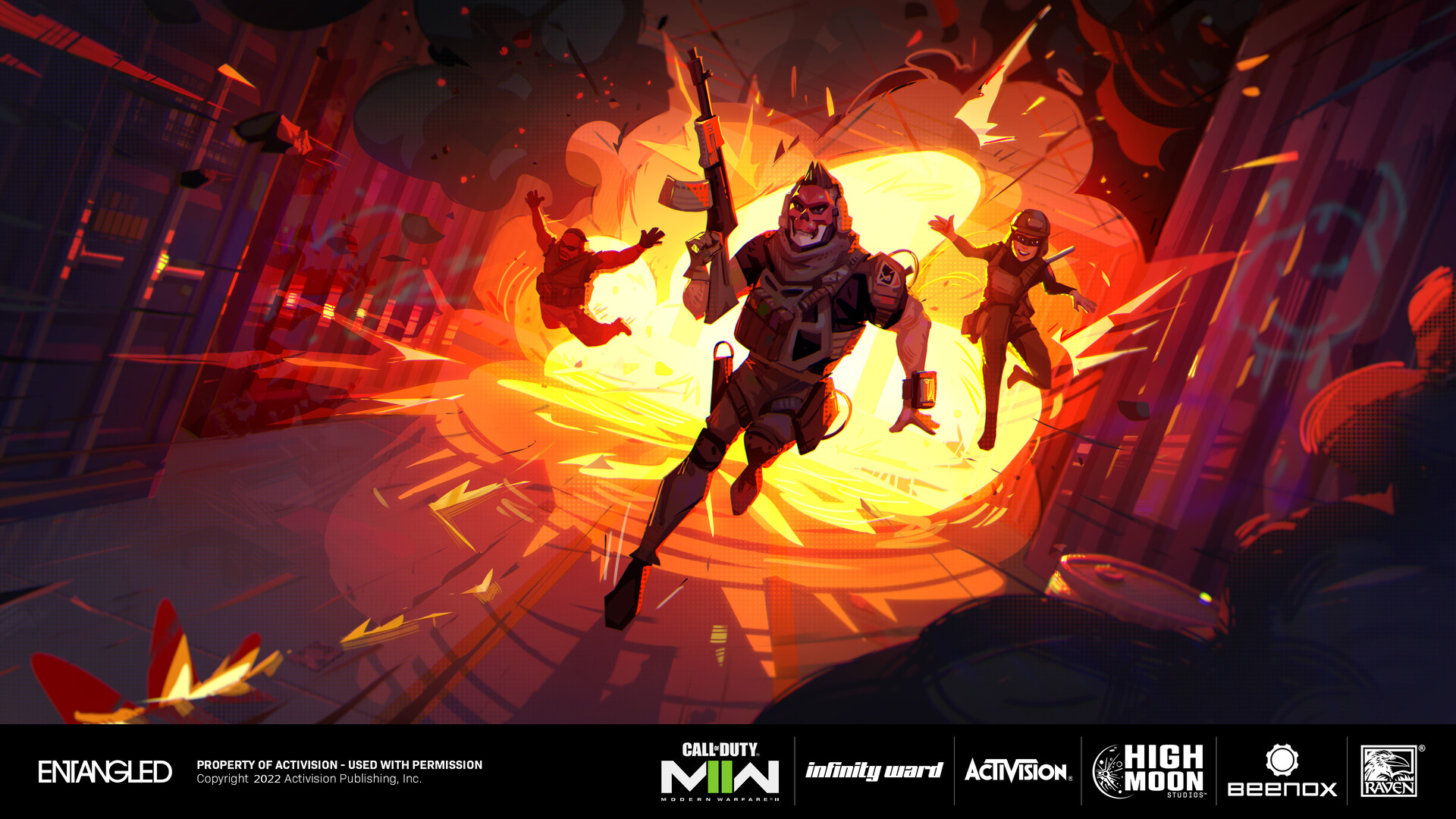 ENTANGLED Studio - Loading screens for Call of Duty: Modern Warfare II