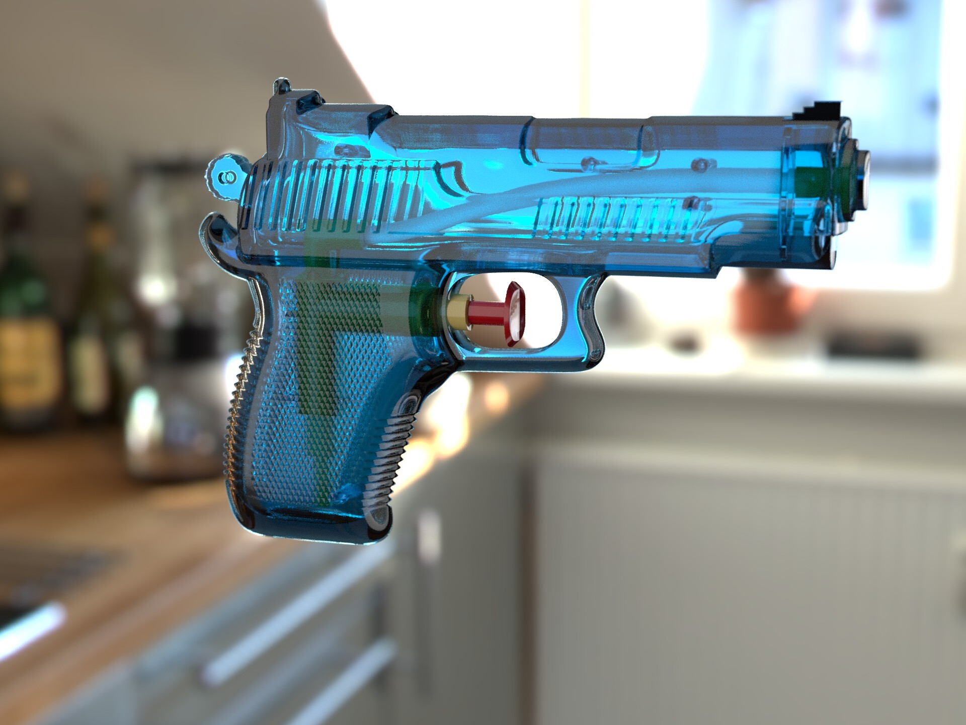 Cem Tezcan - Personal Portfolio - Fully Procedural Water Pistol (100% ...