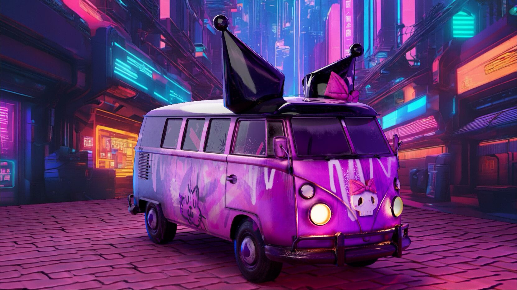 ArtStation - KUROMI vans model