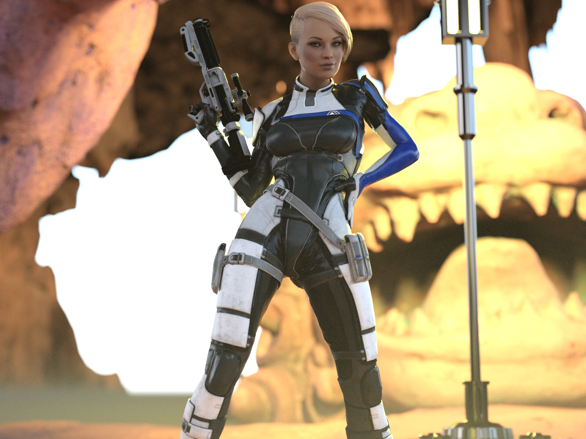 ArtStation - Bringing Cora Harper to Life: A Journey in Digital ...