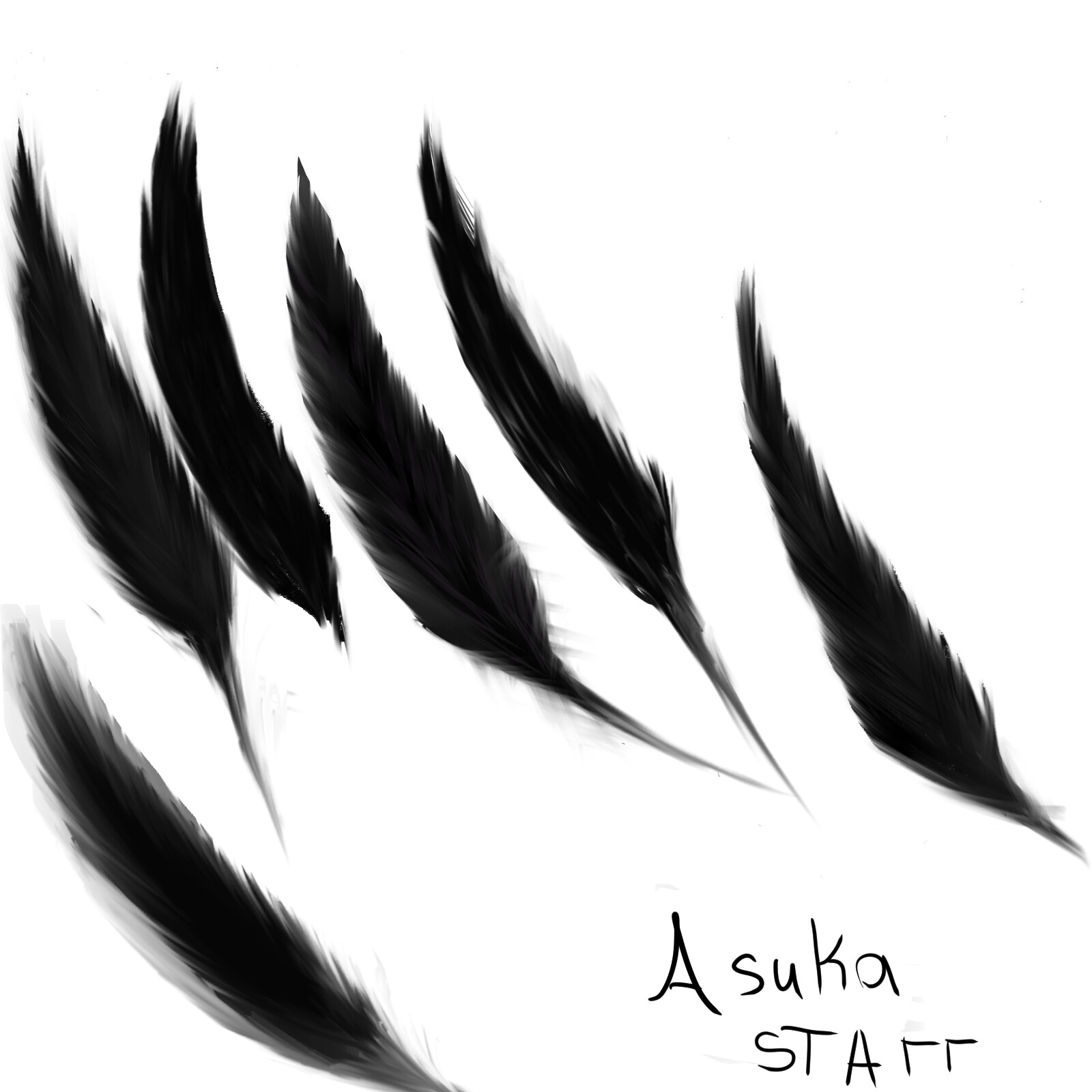 ArtStation - Feather Practice 1#