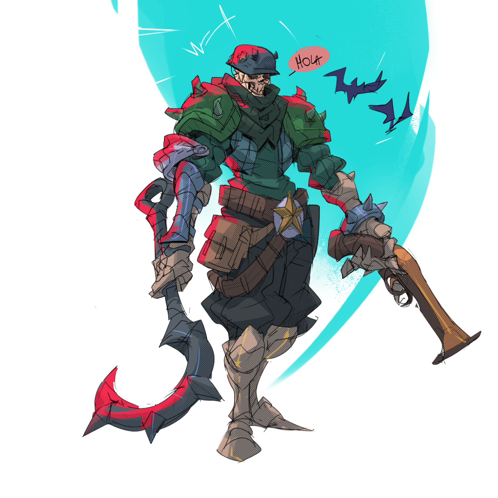 ArtStation - Skull Dude Concept