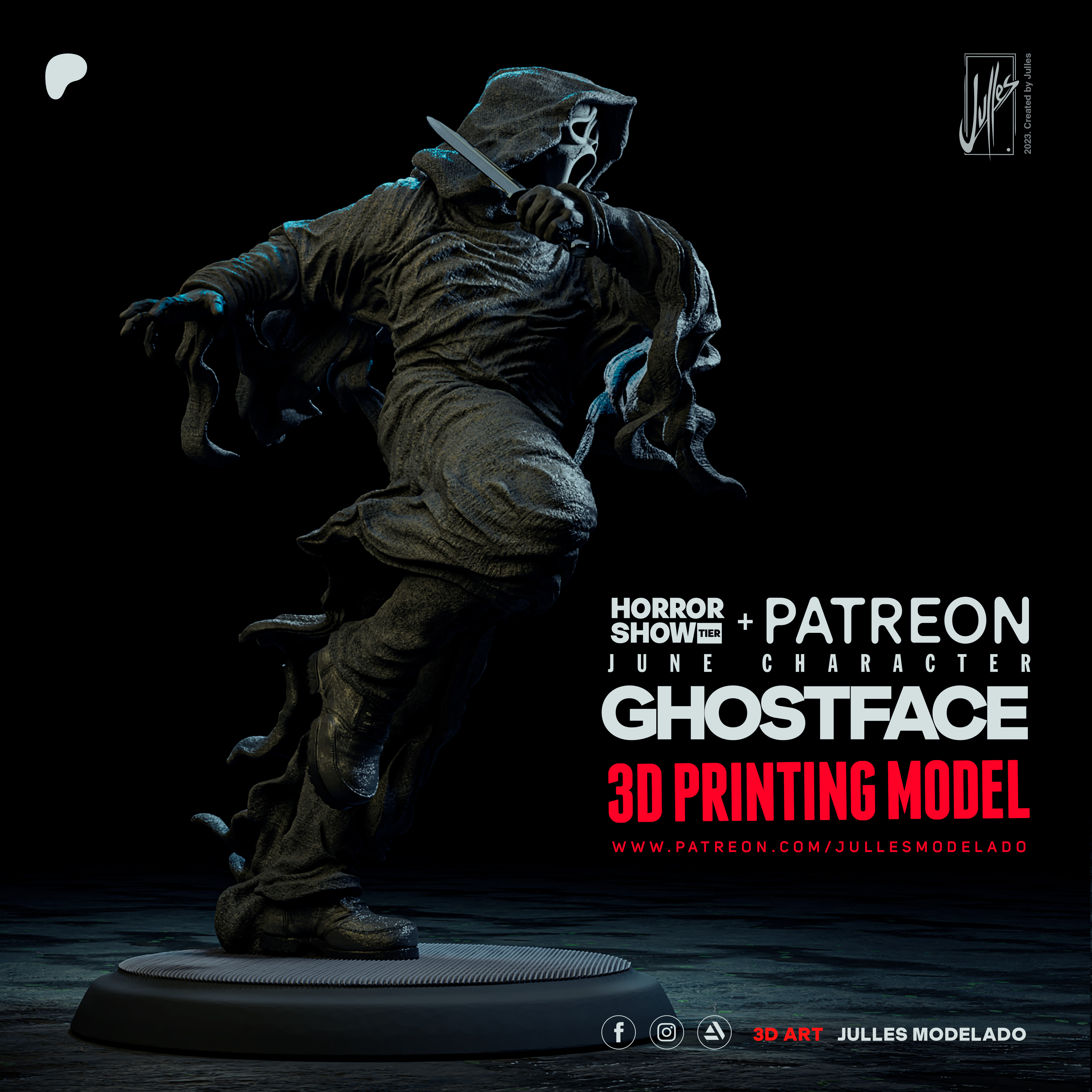 ghost face 3d printer