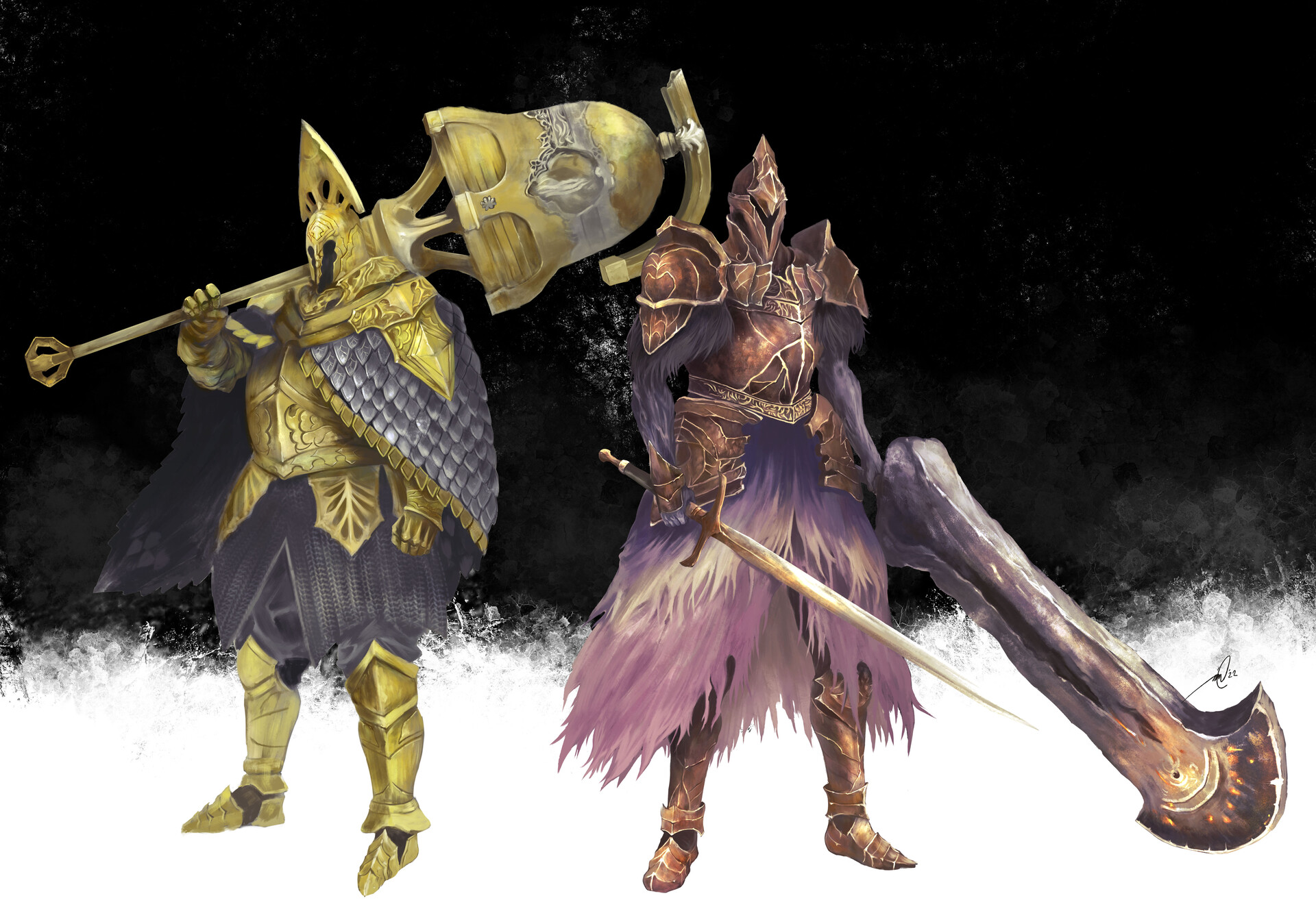 Marcial Niebres Jr - Velstadt and Raime Darksouls 2