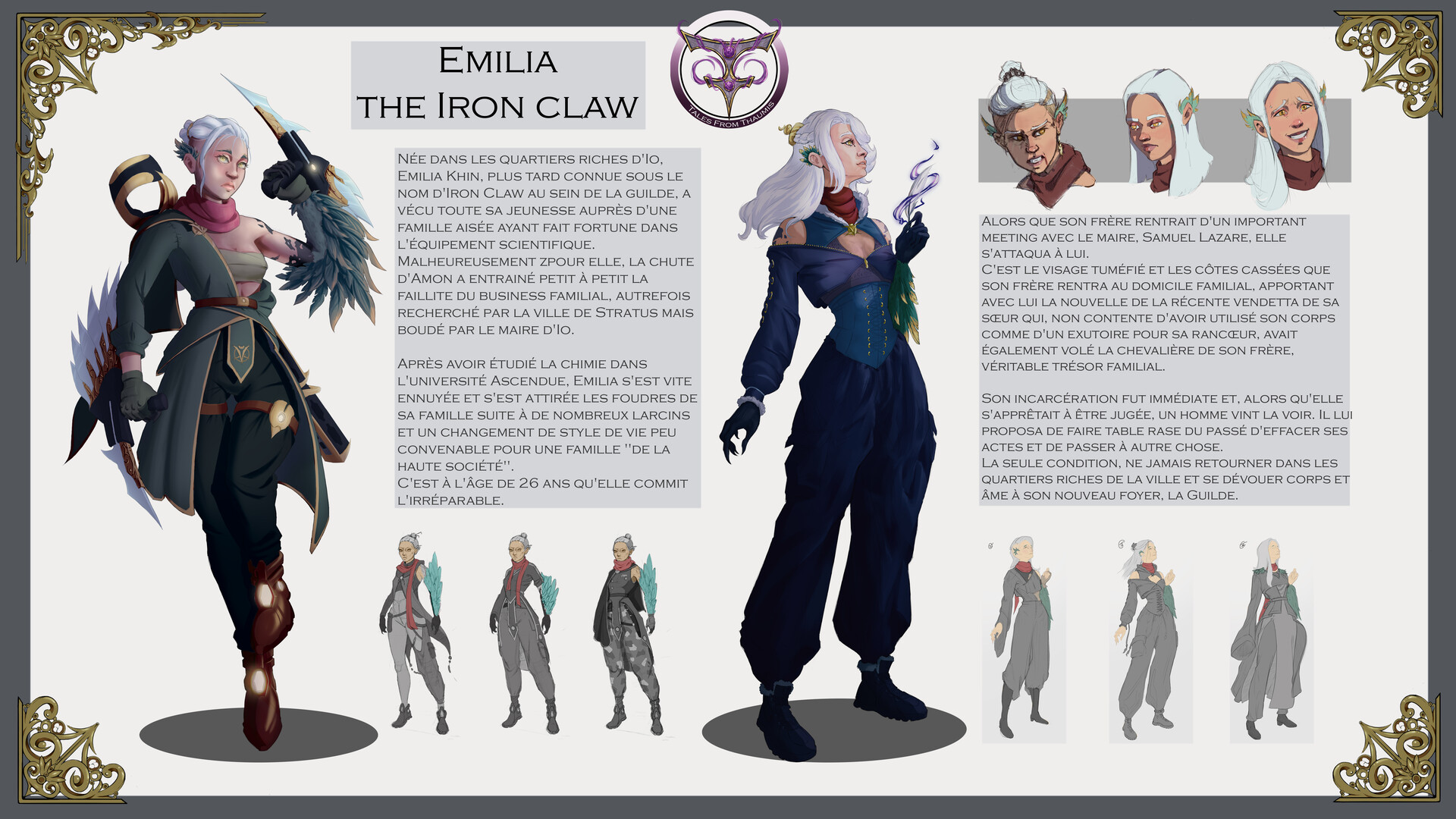ArtStation - Emilia Character Sheet