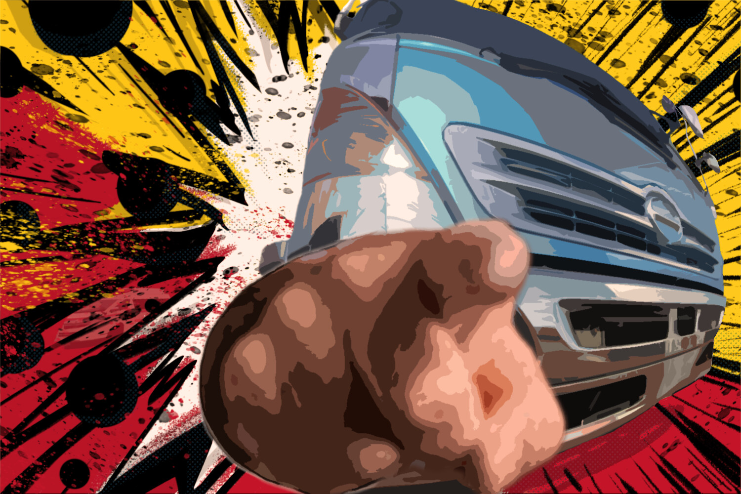 ArtStation - Traffic collision