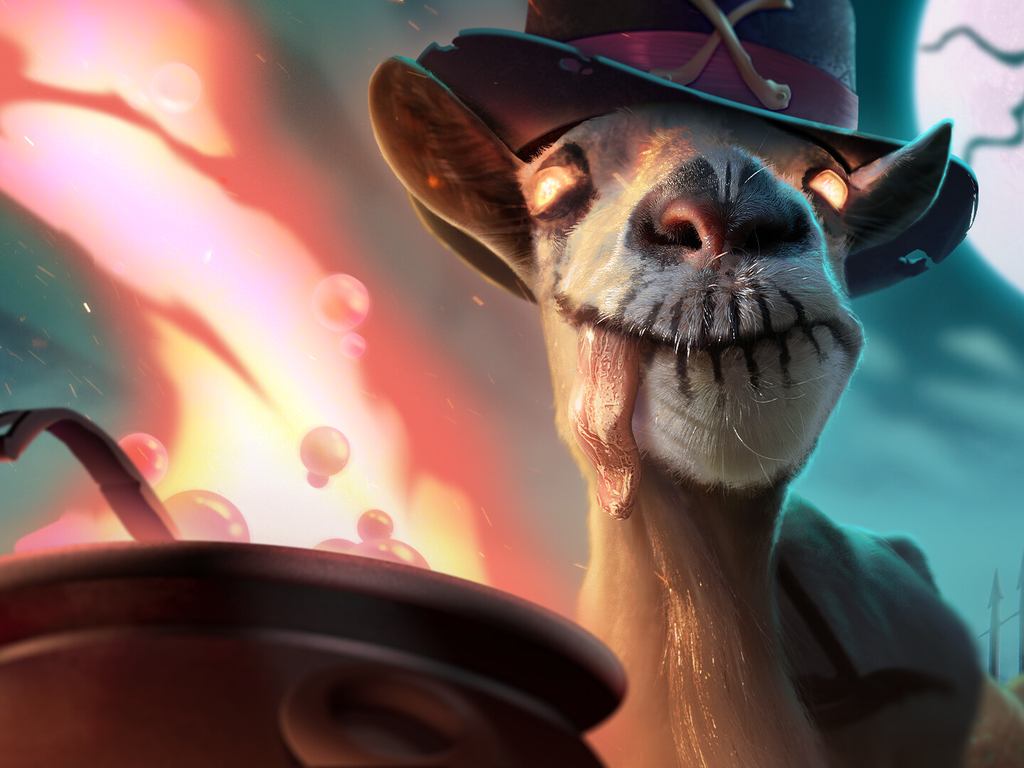 Elden Bähni - Goat Simulator Halloween Feature-Graphic